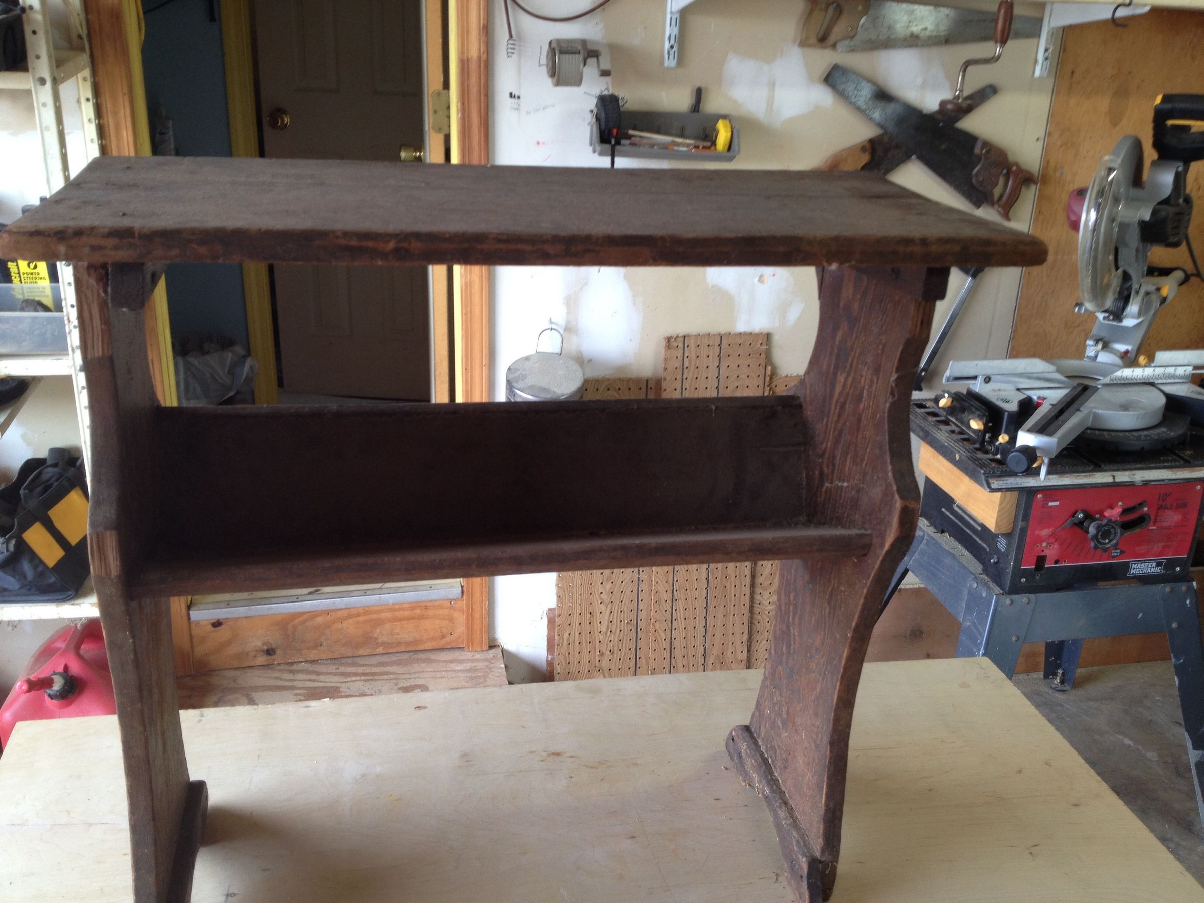 Restoring an Antique End Table With Bookshelf : 3 Steps (with Pictures ...
