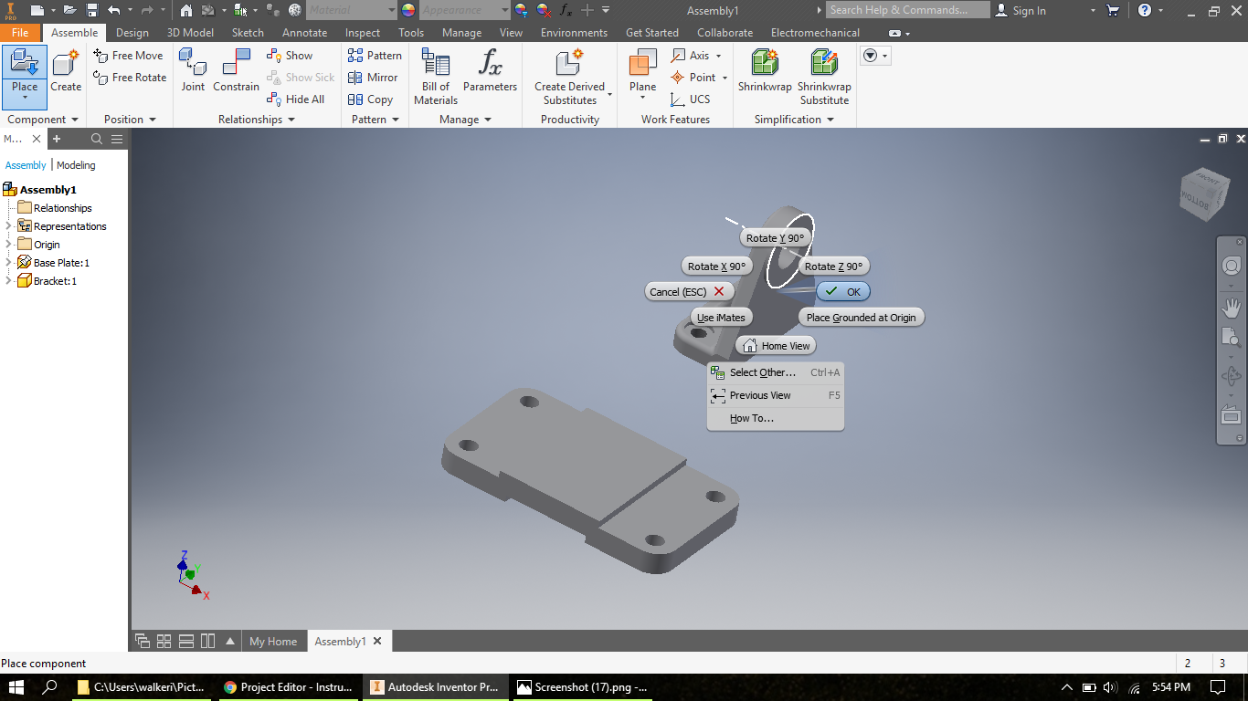 How to Create an Assembly in Inventor : 20 Steps - Instructables