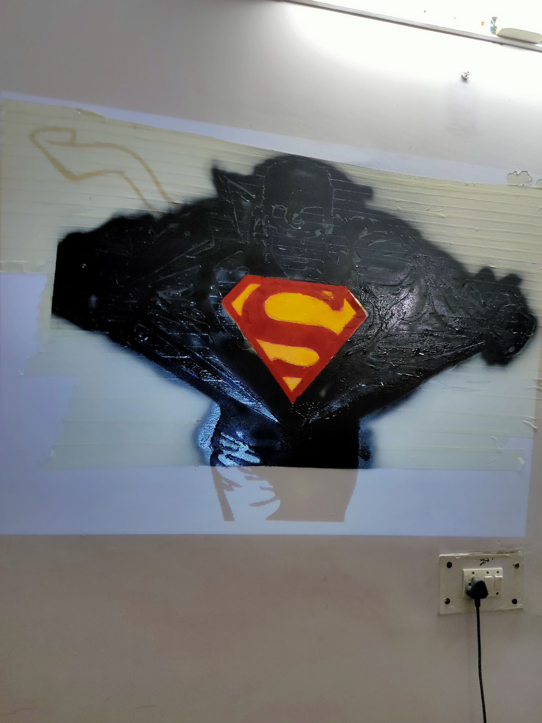 Making a Superman Wall Mural : 5 Steps (with Pictures) - Instructables