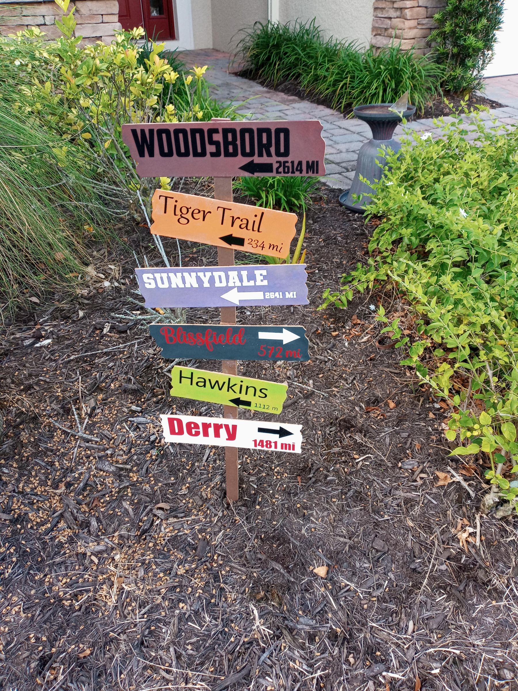 Horror Movie Towns Directional Sign : 5 Steps (with Pictures ...