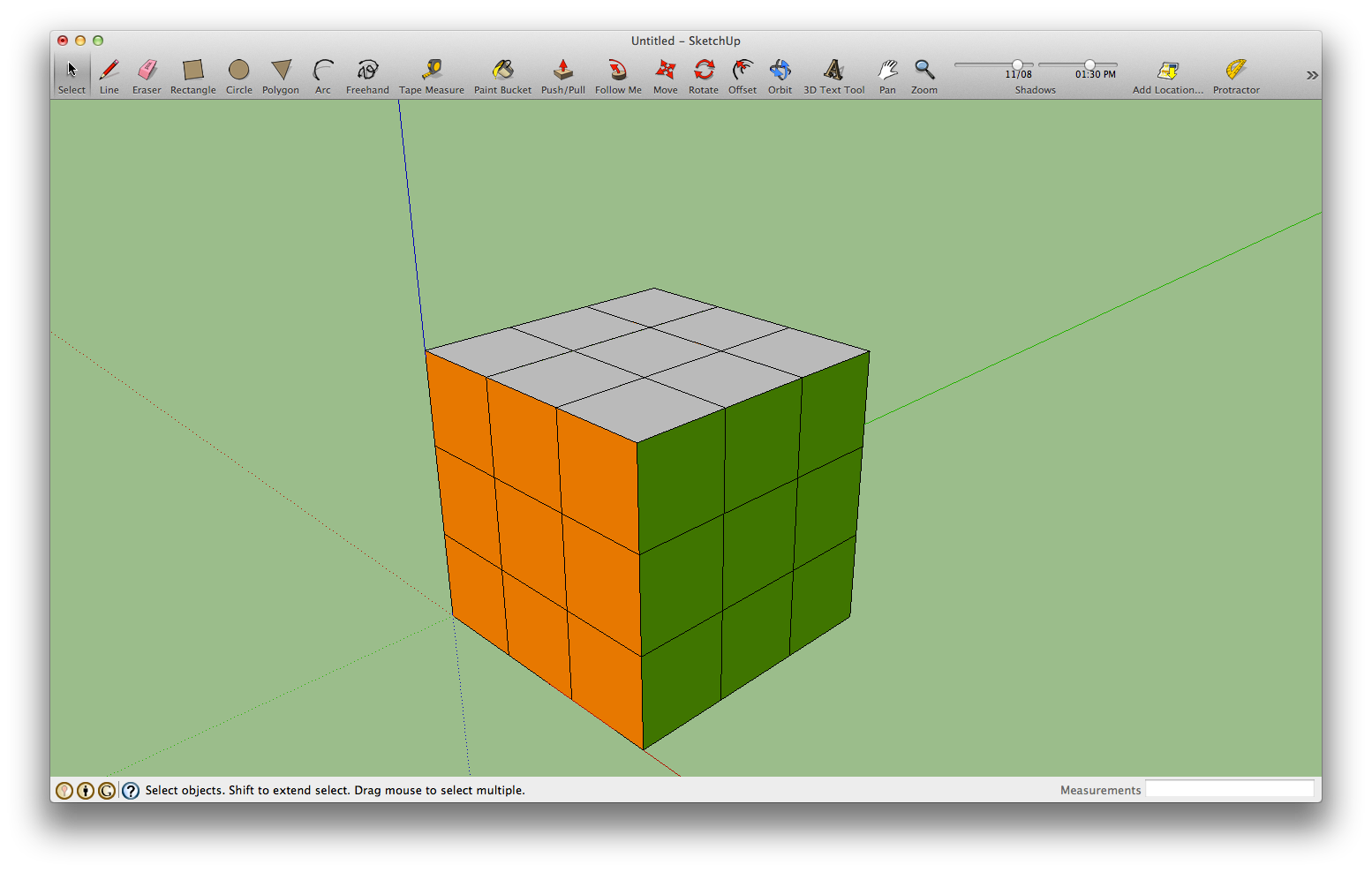 Working Rubik's Cube on Google SketchUp : 5 Steps - Instructables