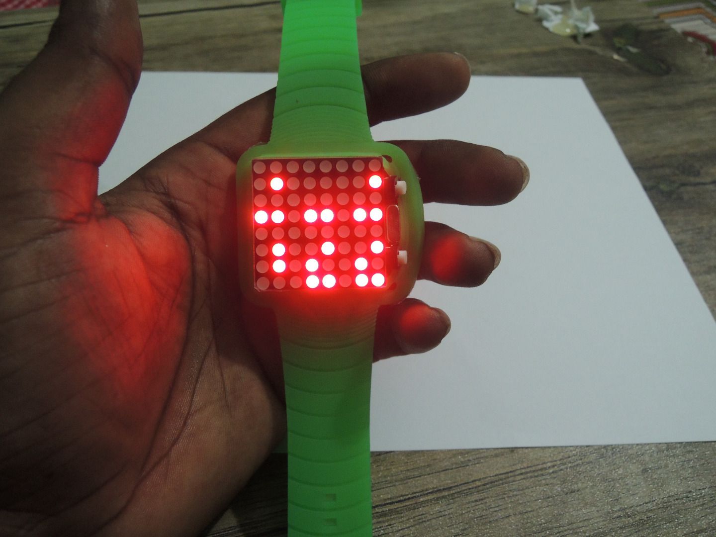 DIY Arduino Dot Matrix Wrist Watch : 13 Steps (with Pictures ...