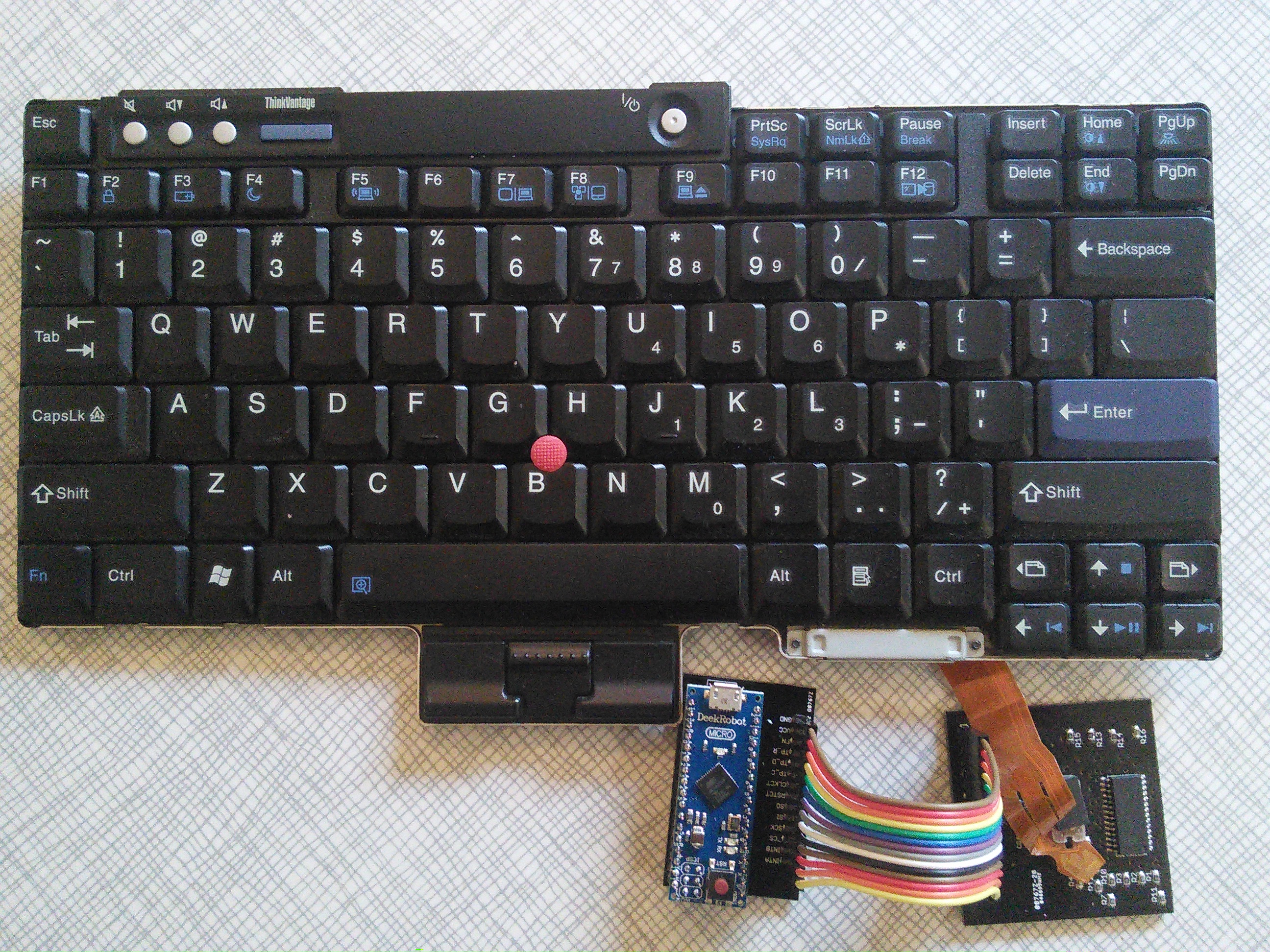 Make a ThinkPad Keyboard USB Adapter With Arduino : 5 Steps - Instructables