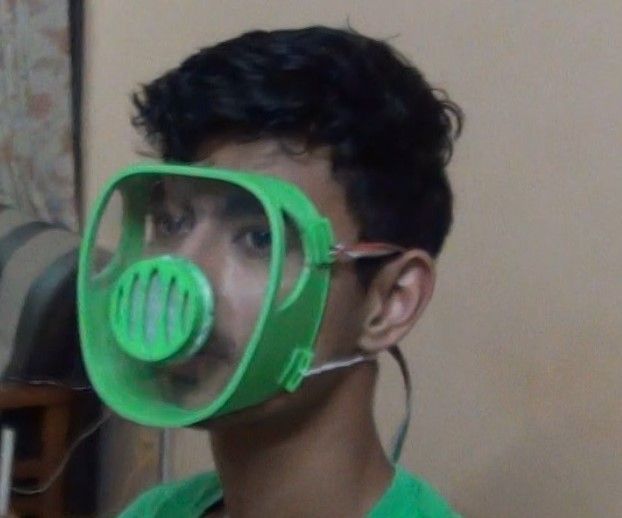 Tailor Made 3D Printed Corona Mask With Eye Protection : 7 Steps ...