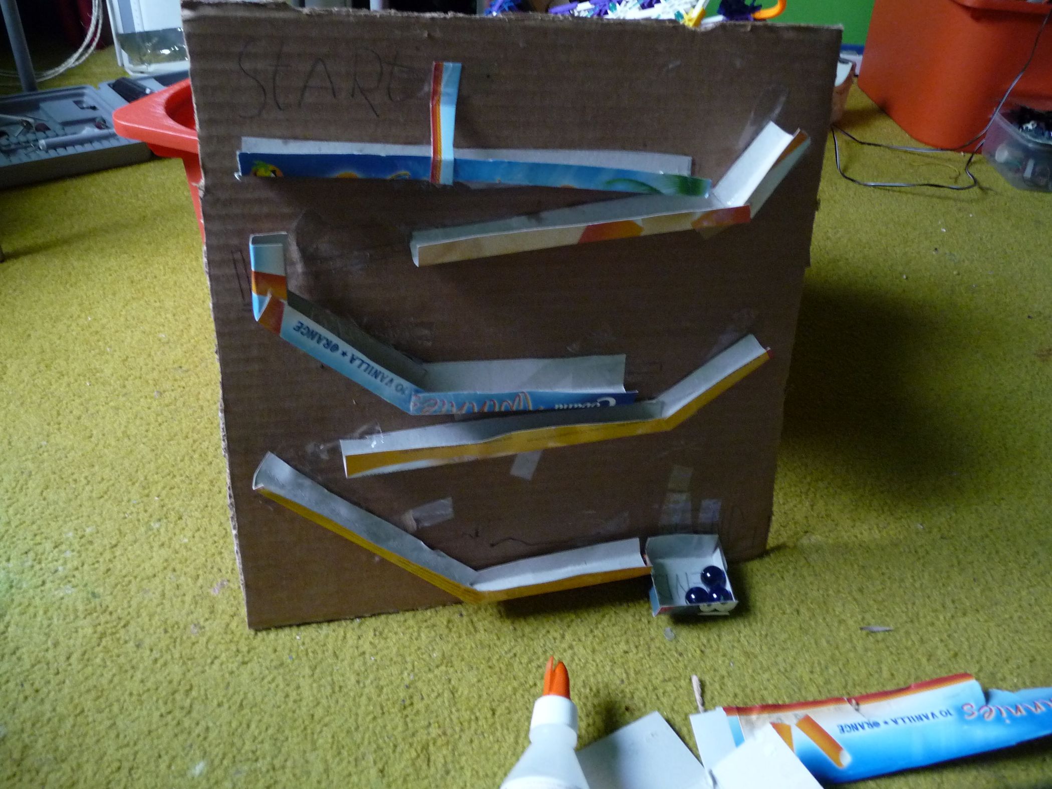 Easy to Make Cardboard Marble Run : 4 Steps - Instructables