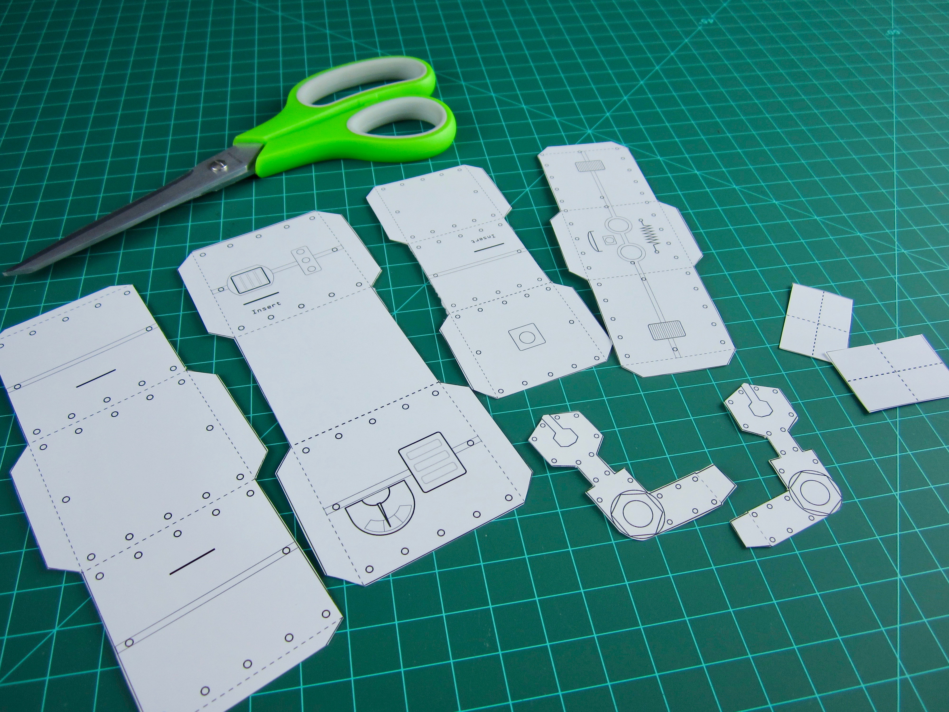 Move and Blink Paper Robot : 10 Steps (with Pictures) - Instructables