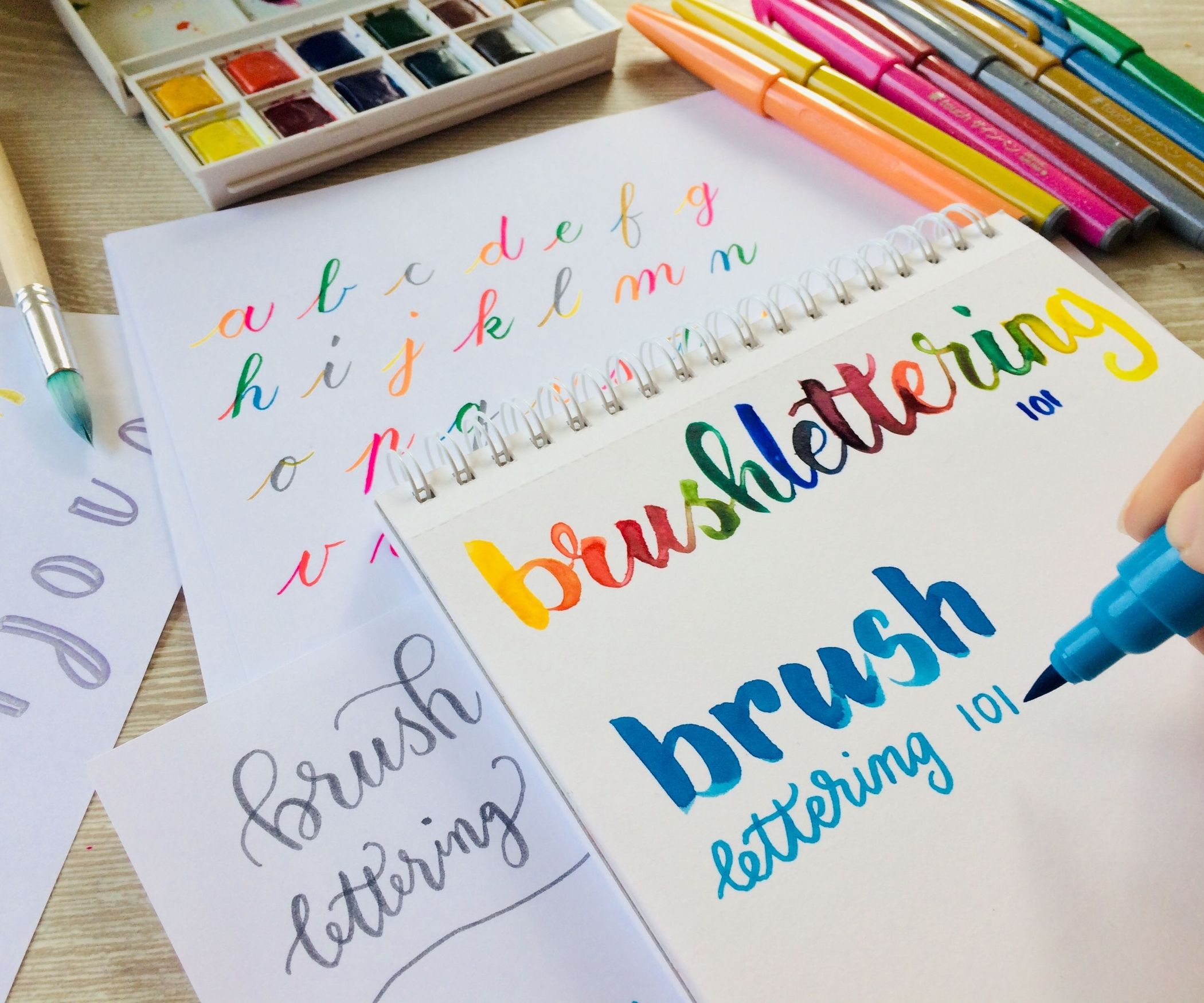 Brushlettering 101 : 9 Steps (with Pictures) - Instructables