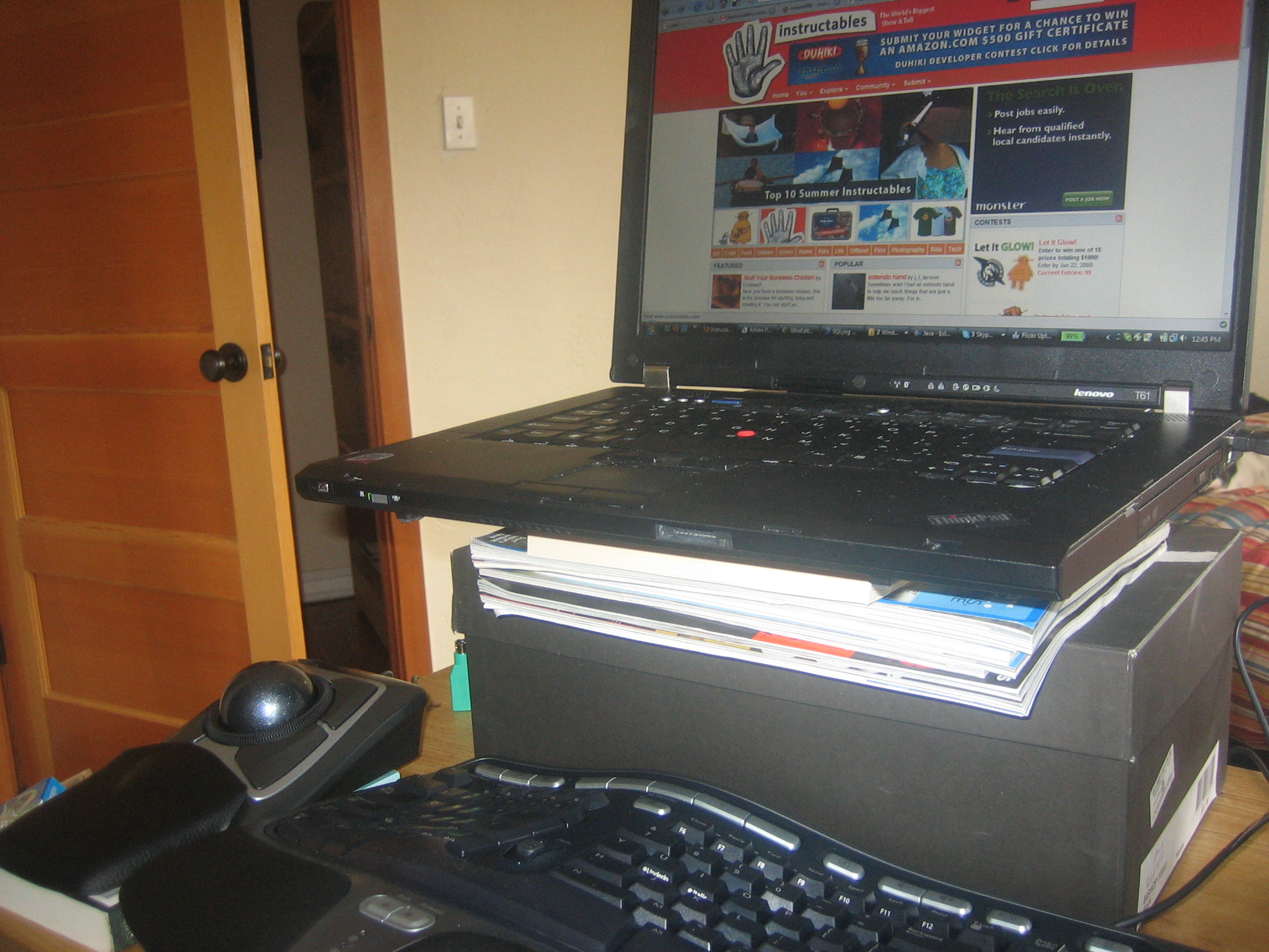 Ergonomic Laptop Setup - Instructables