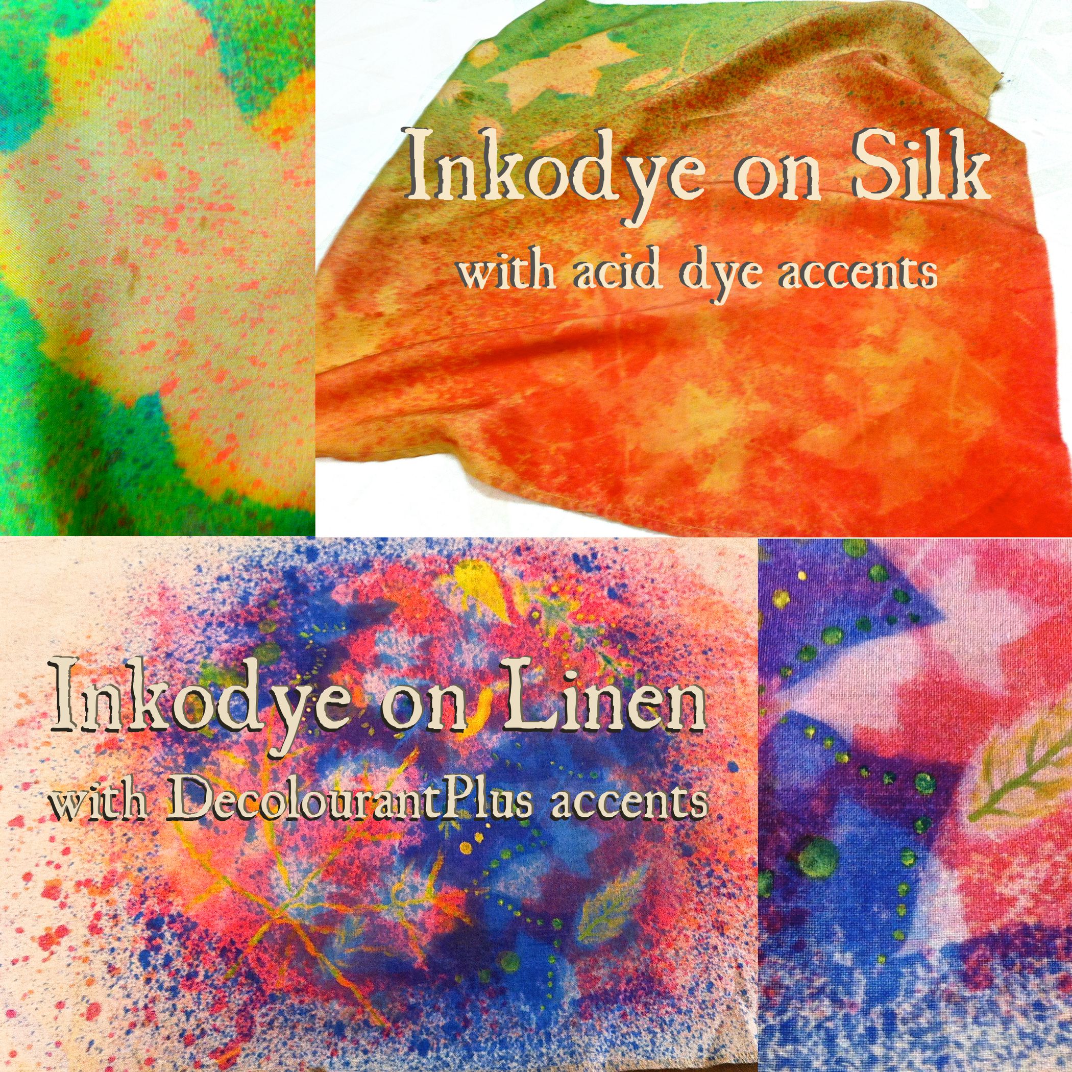 Nature Splattered Fabric (with Inkodye) : 6 Steps (with Pictures ...