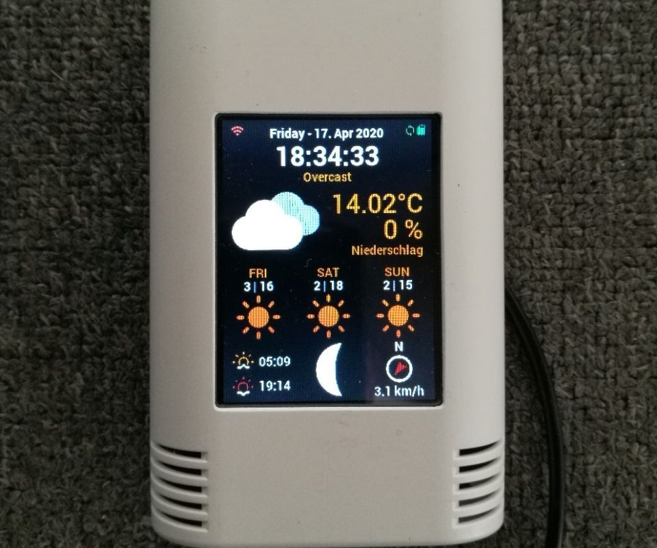 PiZero Colored Weather Station : 6 Steps - Instructables