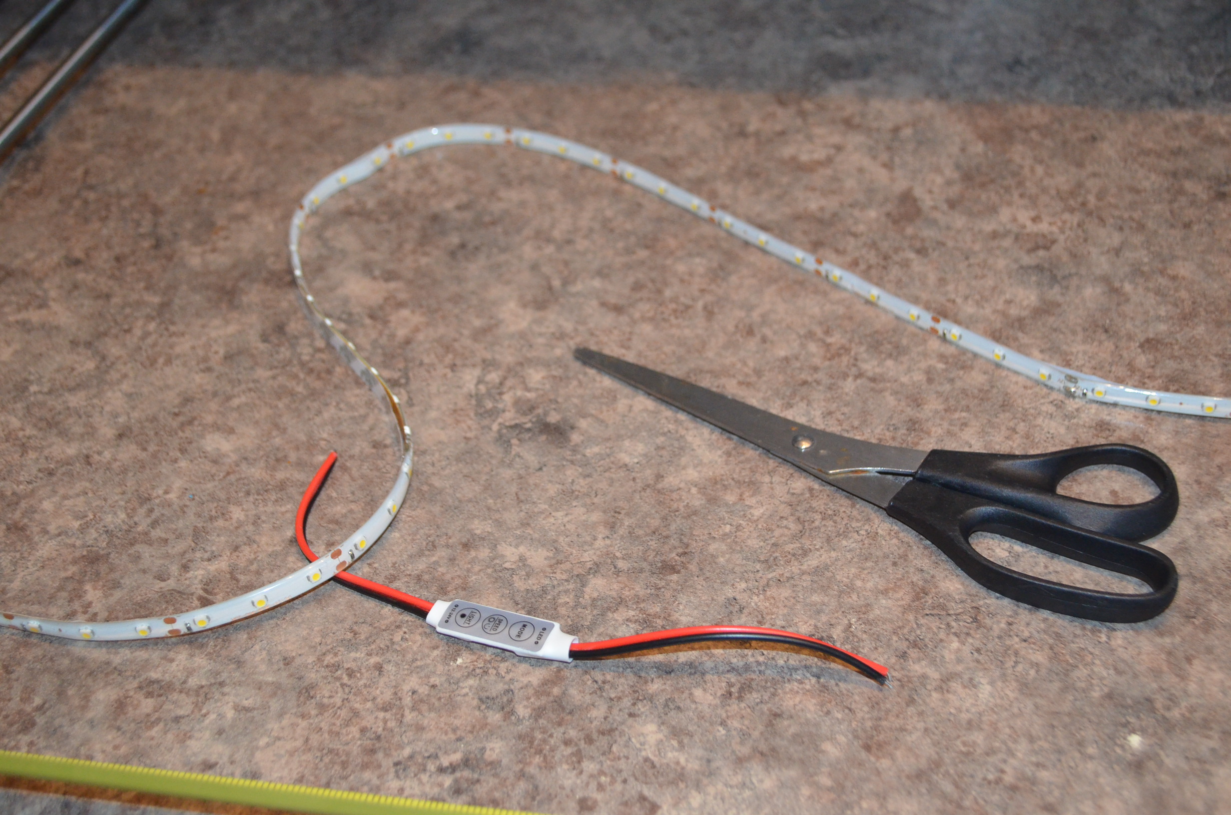 LED Tape - Under Cabinet Lighting - No Soldering! : 9 Steps (with ...