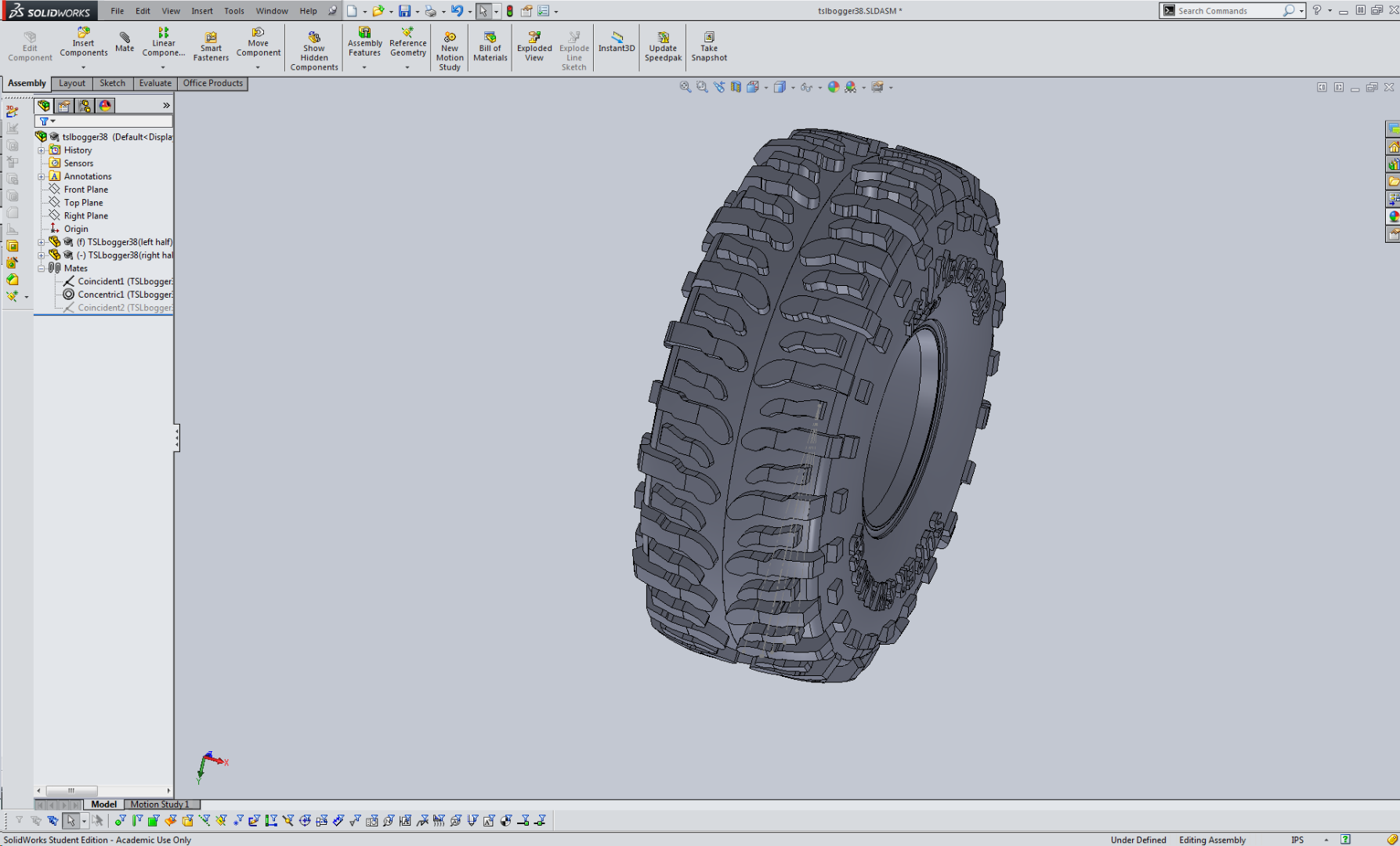 CAD Model a Tire in SolidWorks : 11 Steps - Instructables