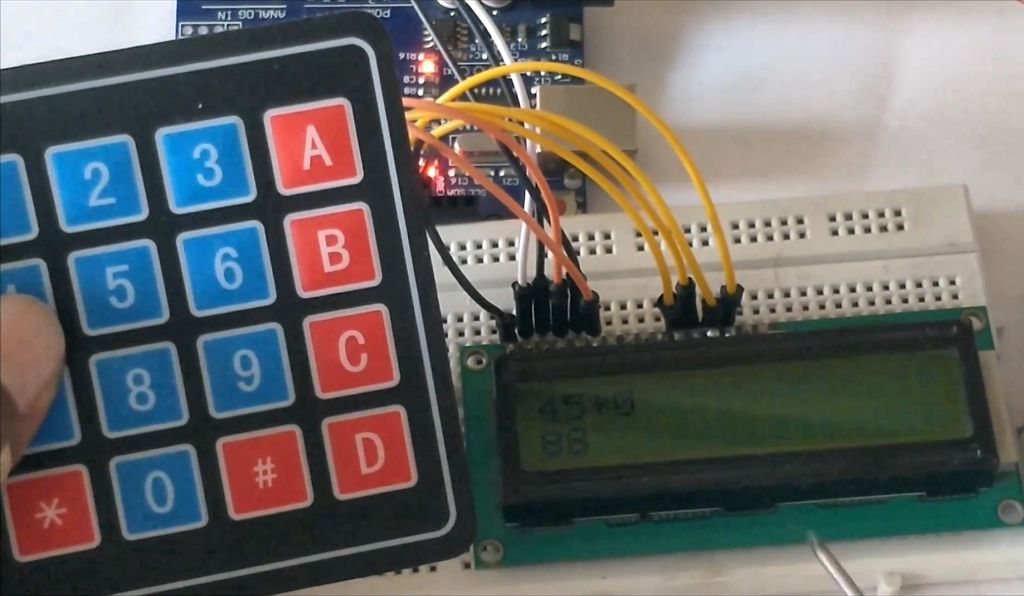 Arduino Diy Calculator Using 1602 Lcd And 4x4 Keypad 4 Steps 9009
