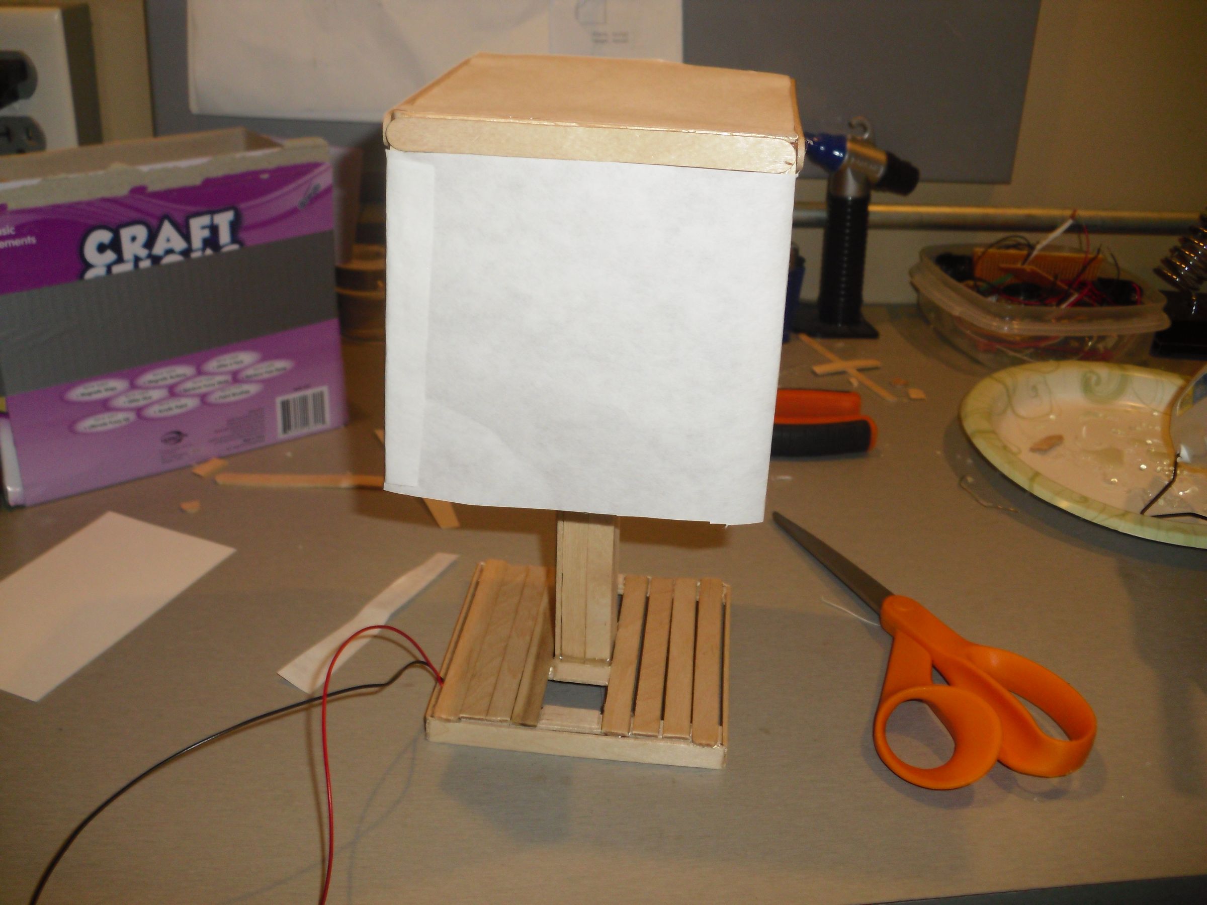 Led Popsicle Stick Lamp - Instructables