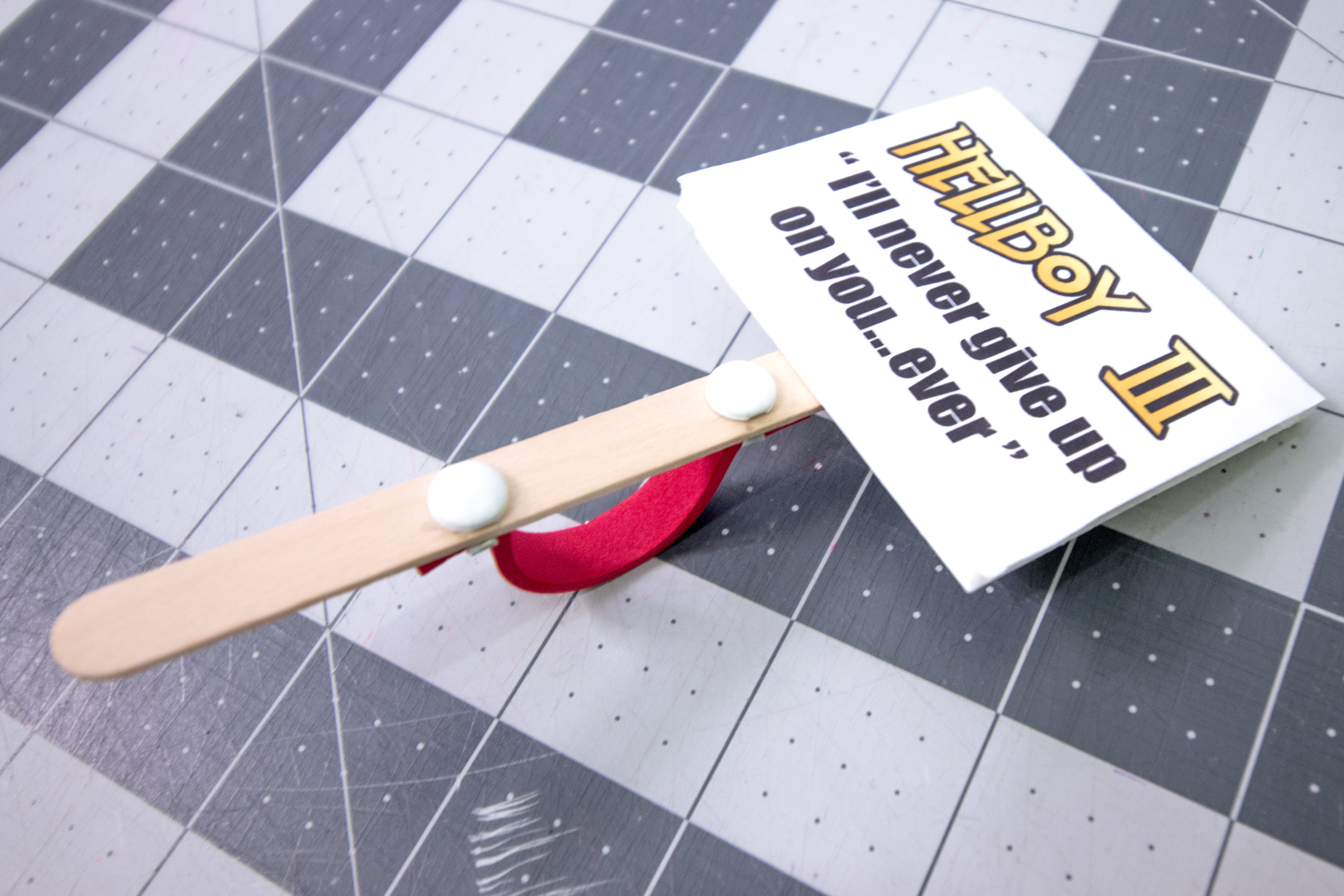 Hellboy Comic Con Costume (For Timmy the ThinkGeek Monkey) : 8 Steps ...