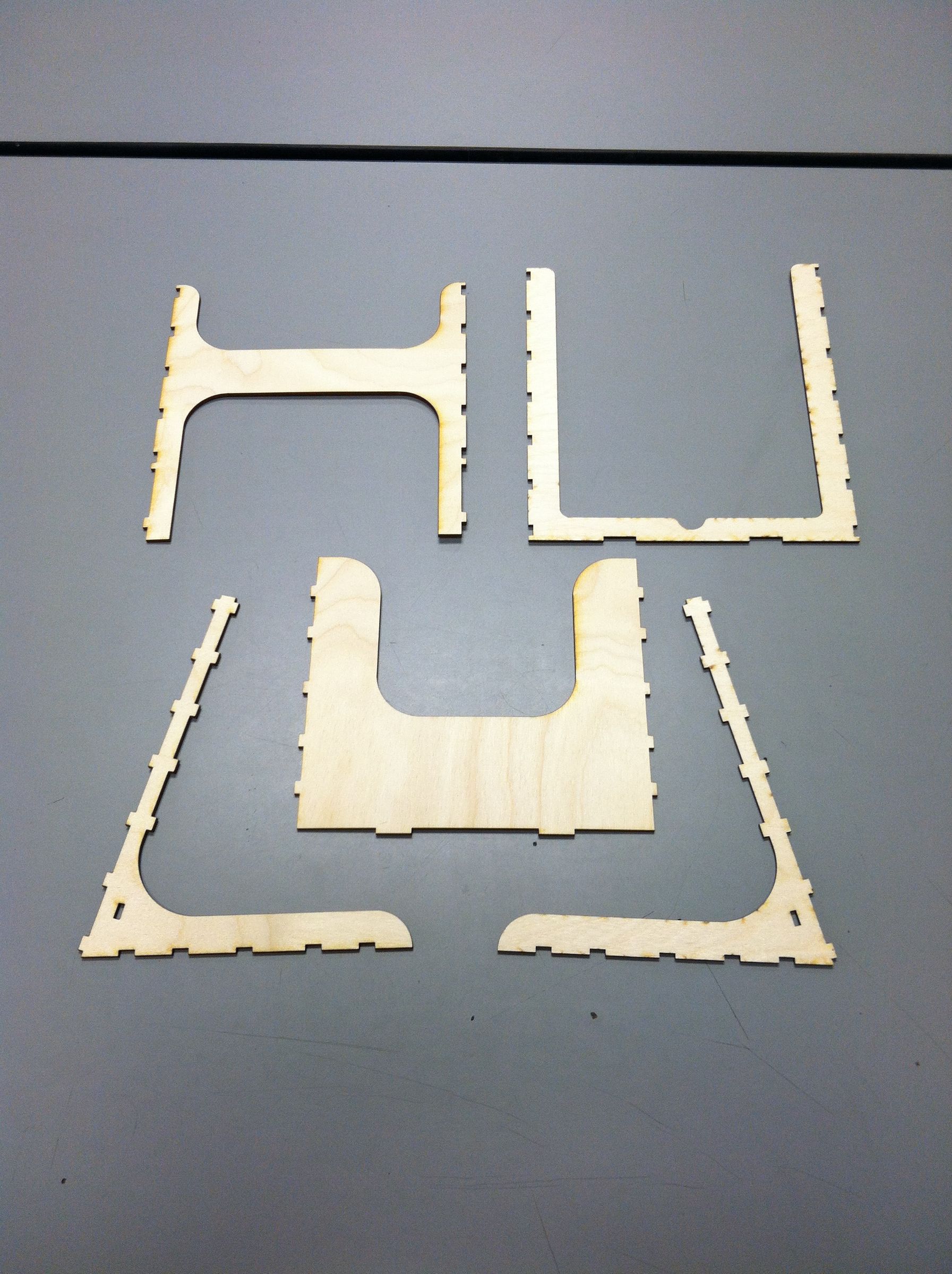 Wooden Laser Cut IPad 2 Stand : 6 Steps (with Pictures) - Instructables