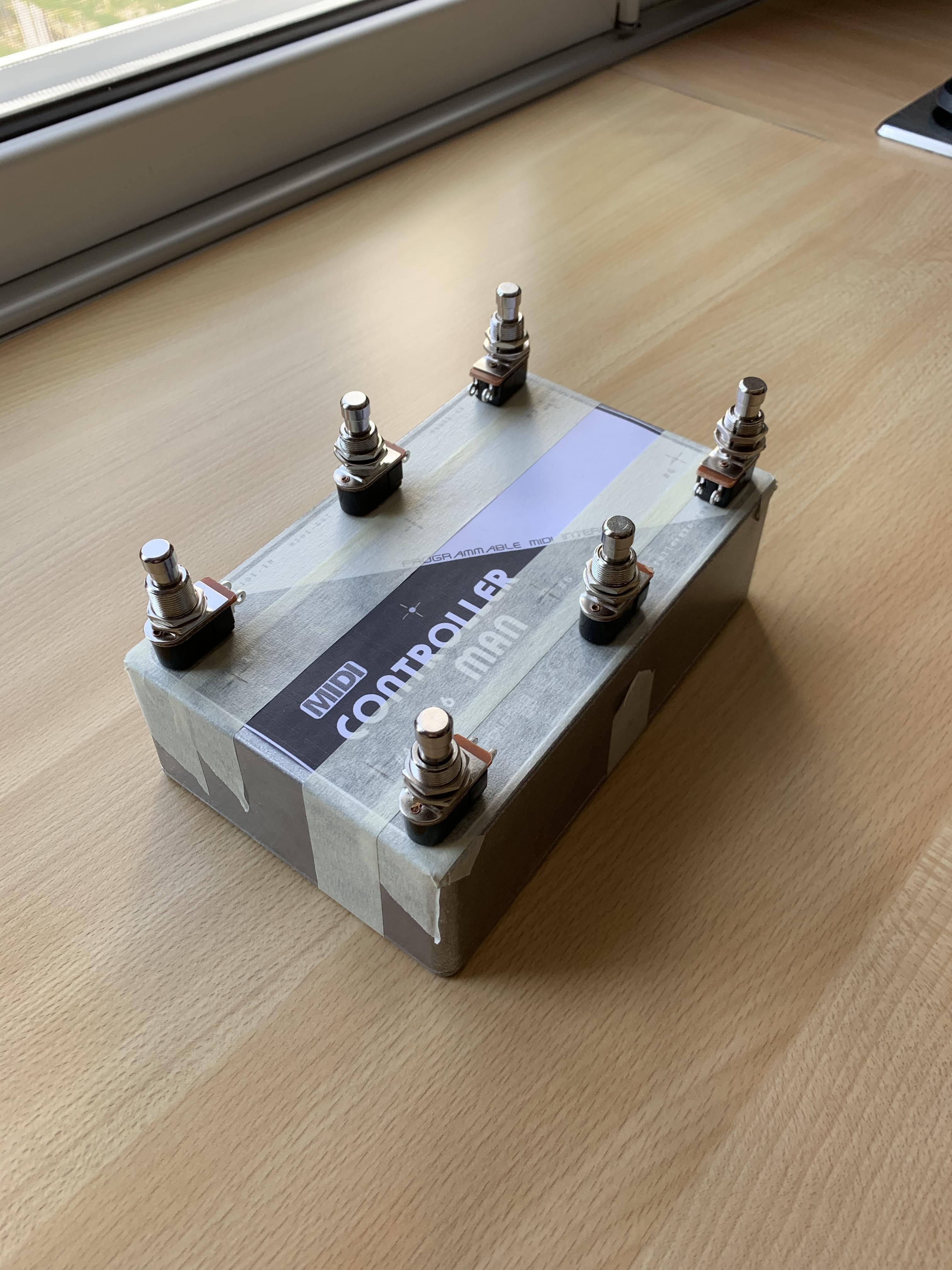 ControllerMan S6 - Arduino Midi Programmable Stomp : 5 Steps (with ...