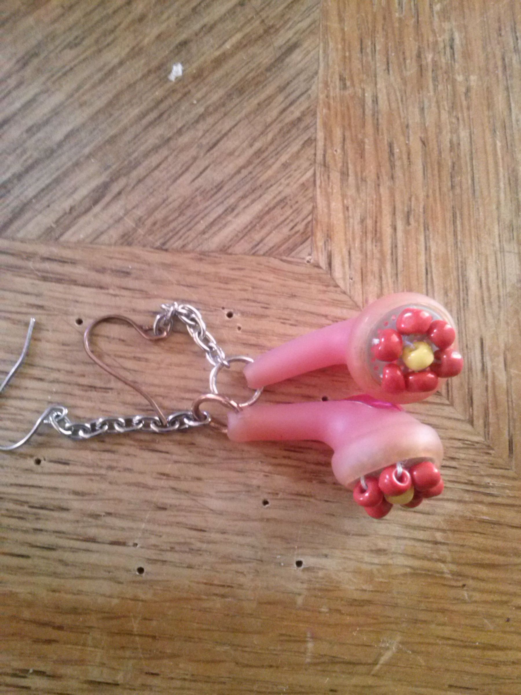 Beaded Dangle Earbud Earrings : 8 Steps - Instructables