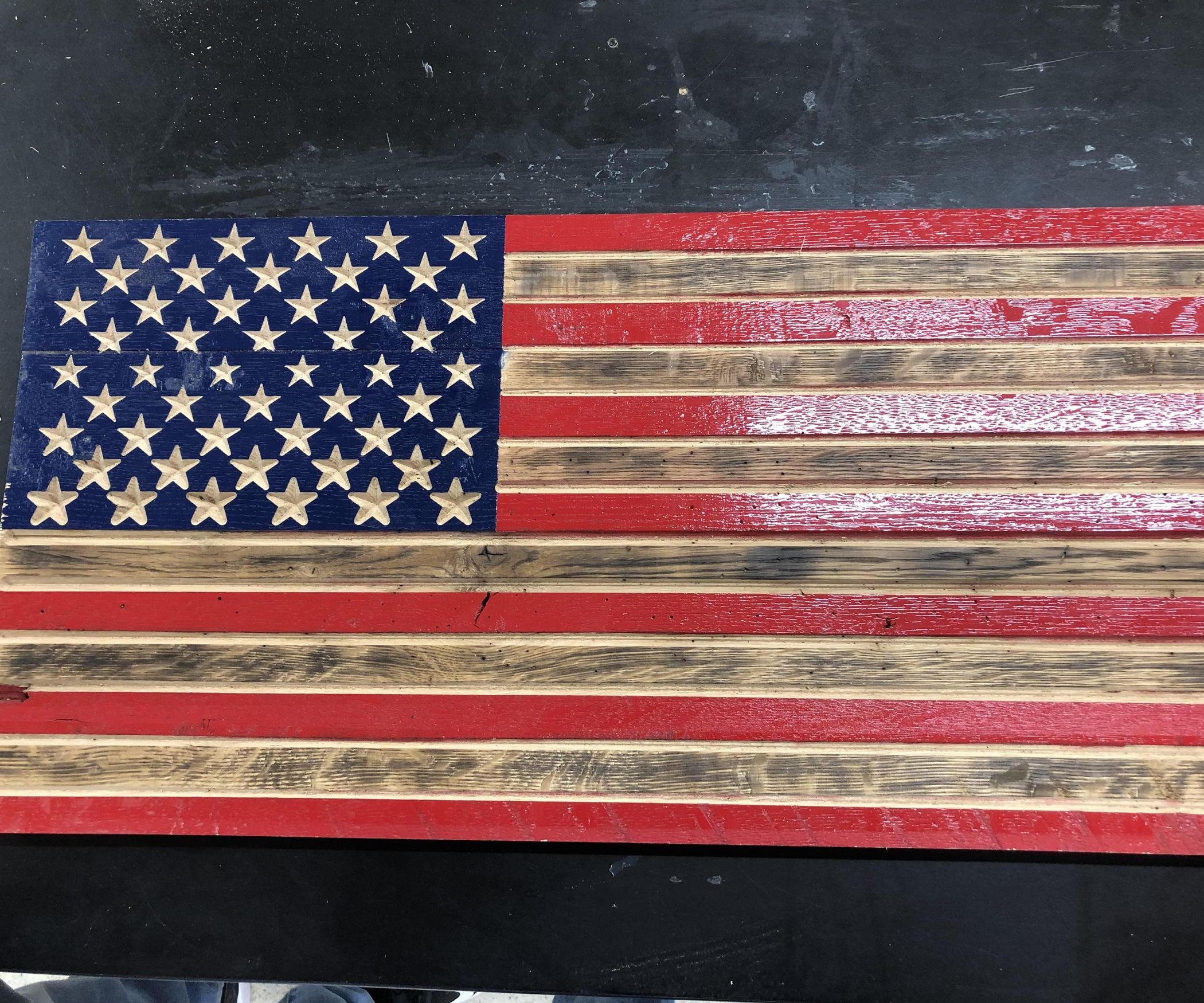 V-Carve American Flag : 8 Steps (with Pictures) - Instructables