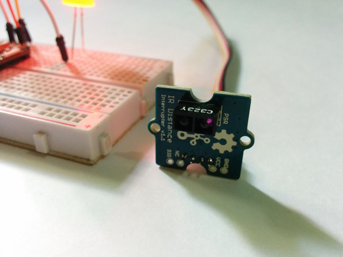 Grove Sensors With a Particle Core - IR Distance Interrupt : 4 Steps ...