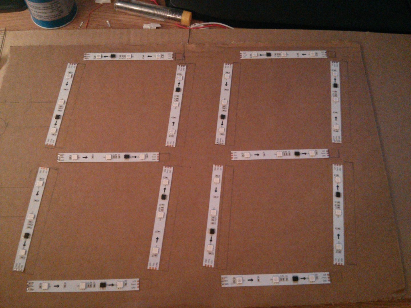 Big, Auto Dim, Room Clock (using Arduino and WS2811) : 10 Steps (with ...