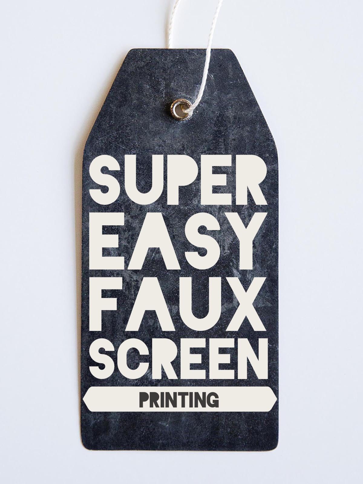 Faux Screen Print-esque Shirt : 8 Steps - Instructables