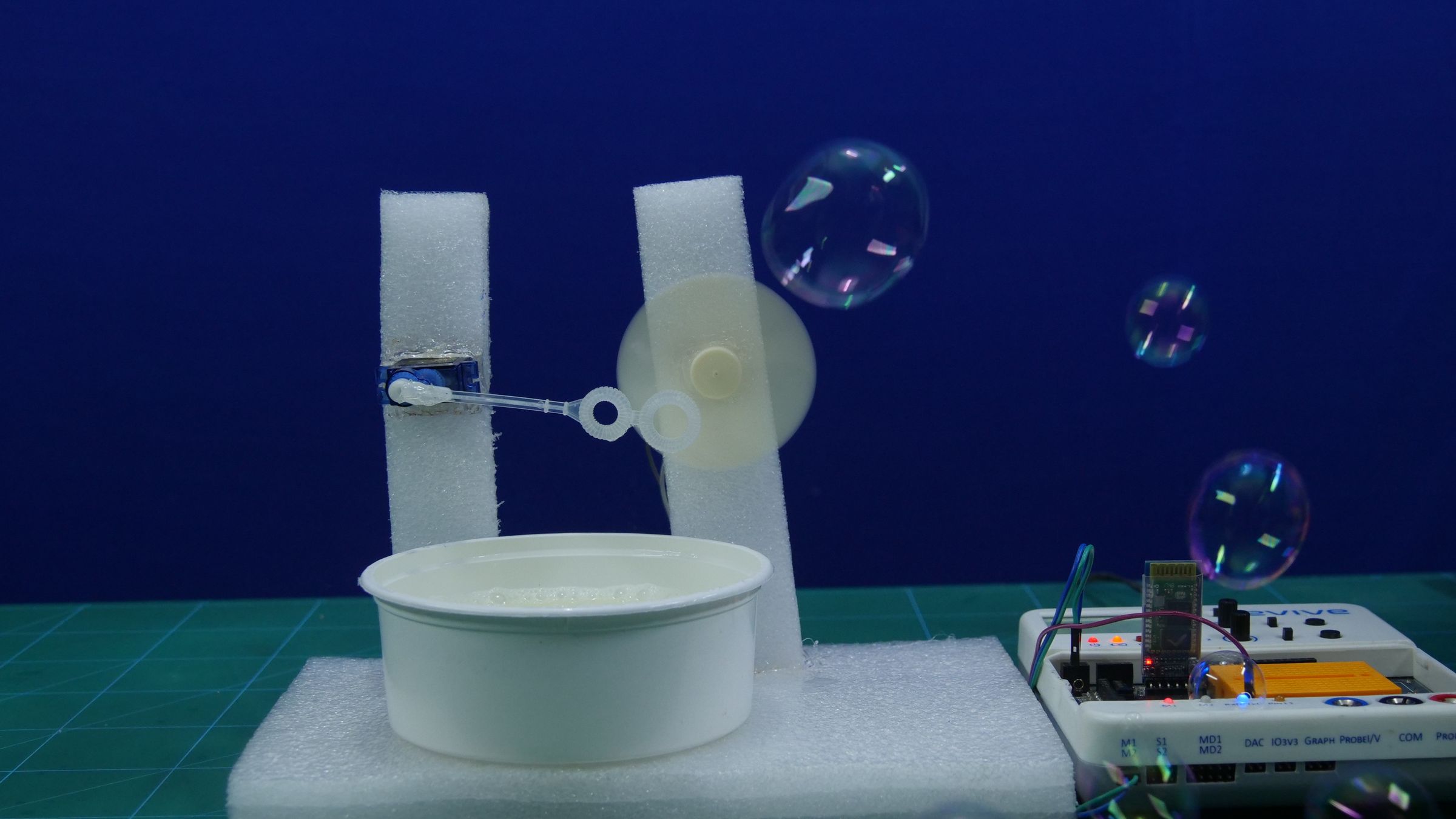 Smartphone Controlled Bubble Blower Using Arduino : 8 Steps (with ...