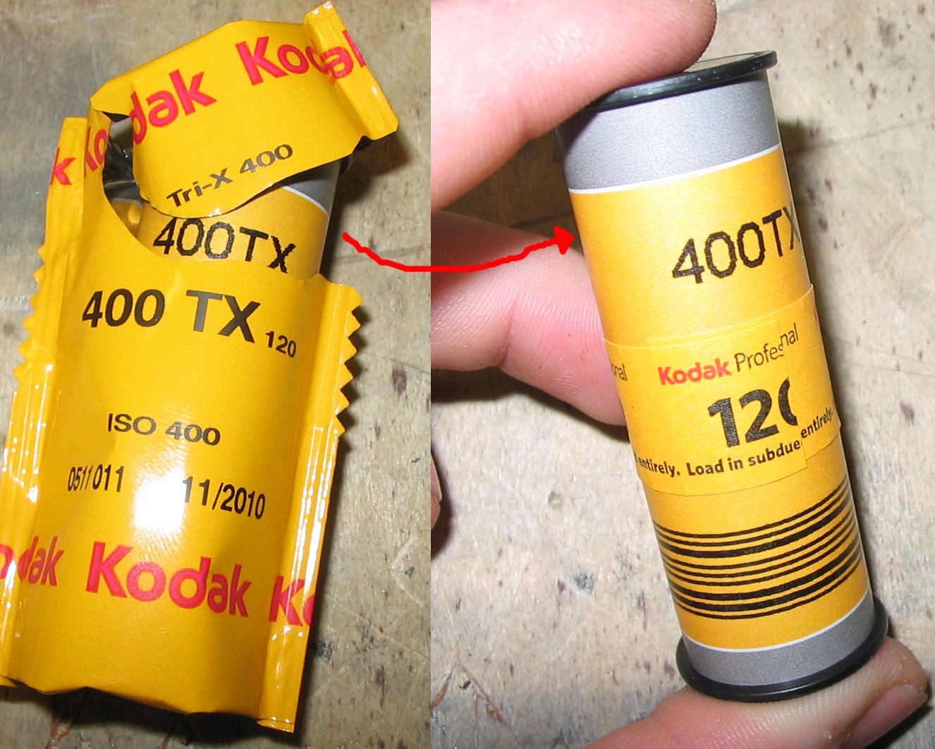 Mod Film for Use in Super Old Cameras (620 Film) : 4 Steps - Instructables