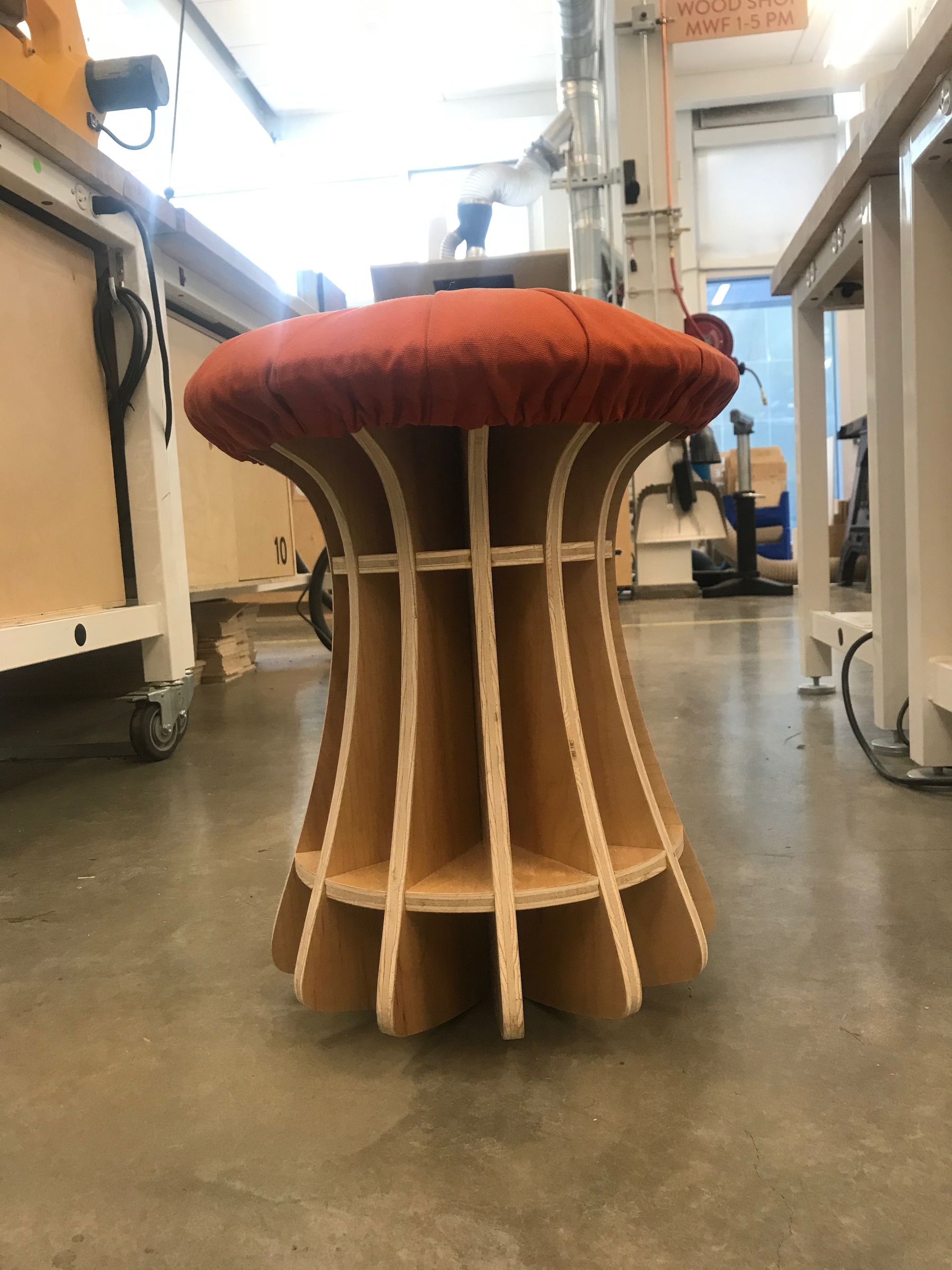 Toadstool: Mushroom-Inspired Rocking Stool : 17 Steps (with Pictures ...