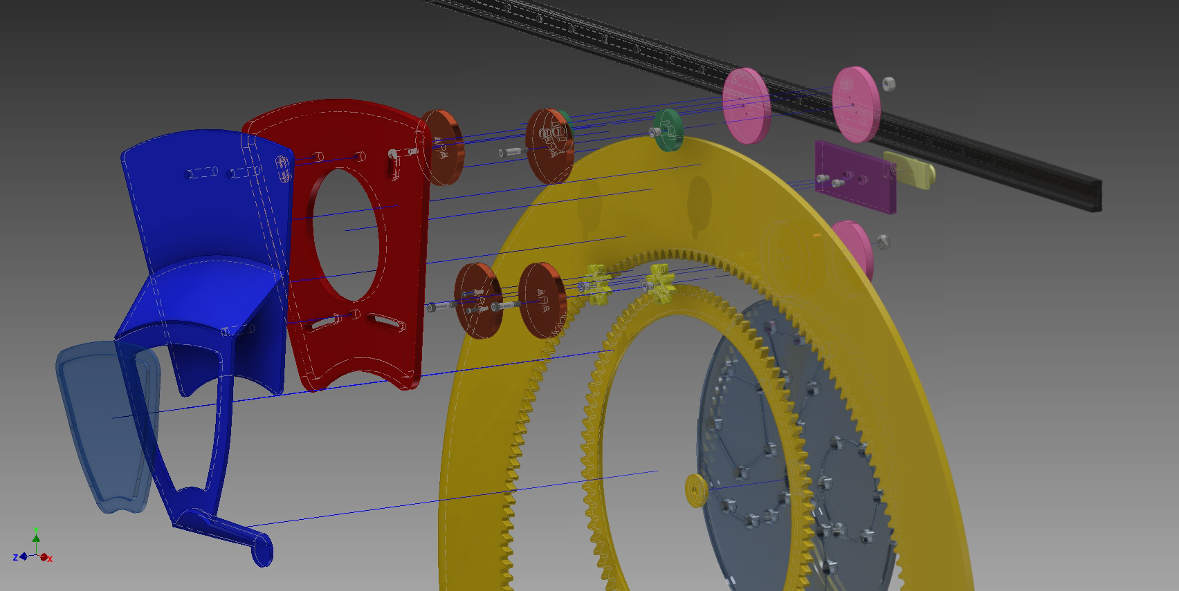 "Spiro" - a 5' Diameter, Wall Mounted Spirograph : 7 Steps (with ...