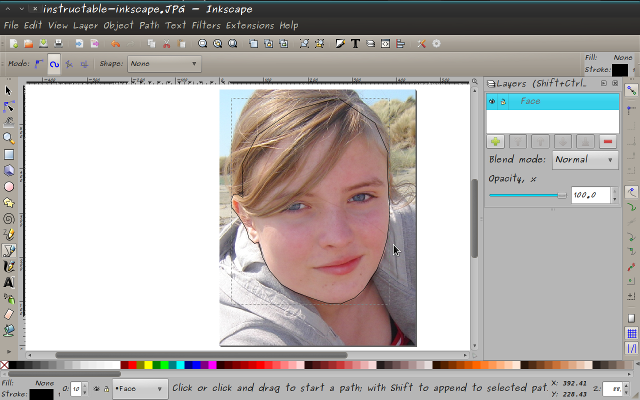 Drawing Vector Portraits on Inkscape : 13 Steps - Instructables