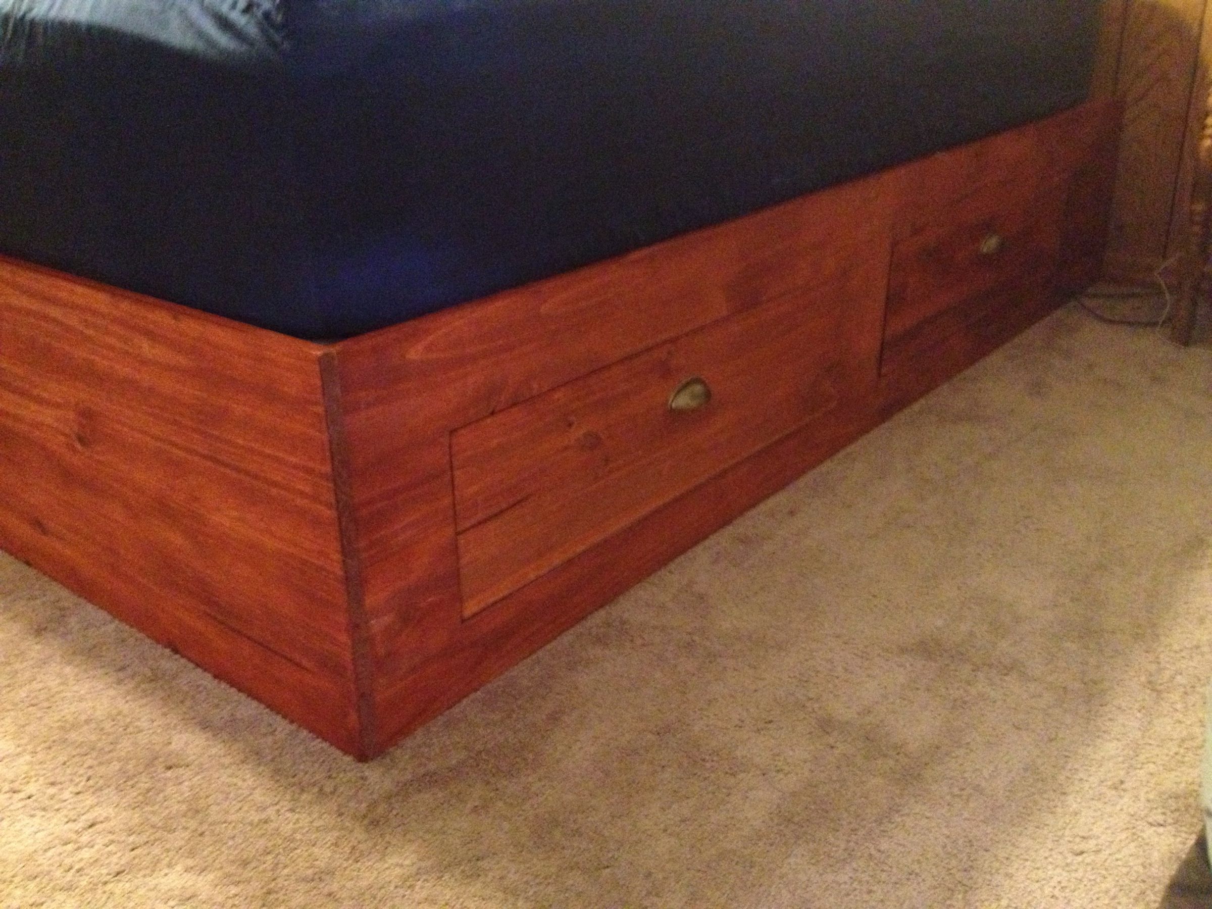 Bed Frame With Storage : 5 Steps - Instructables