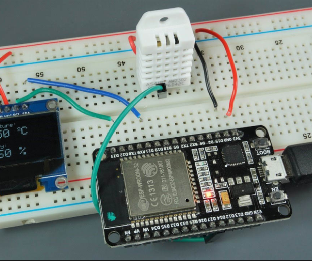 Esp32 With Dht11dht22 Temperature And Humidity Sensor ESP32 MQTT