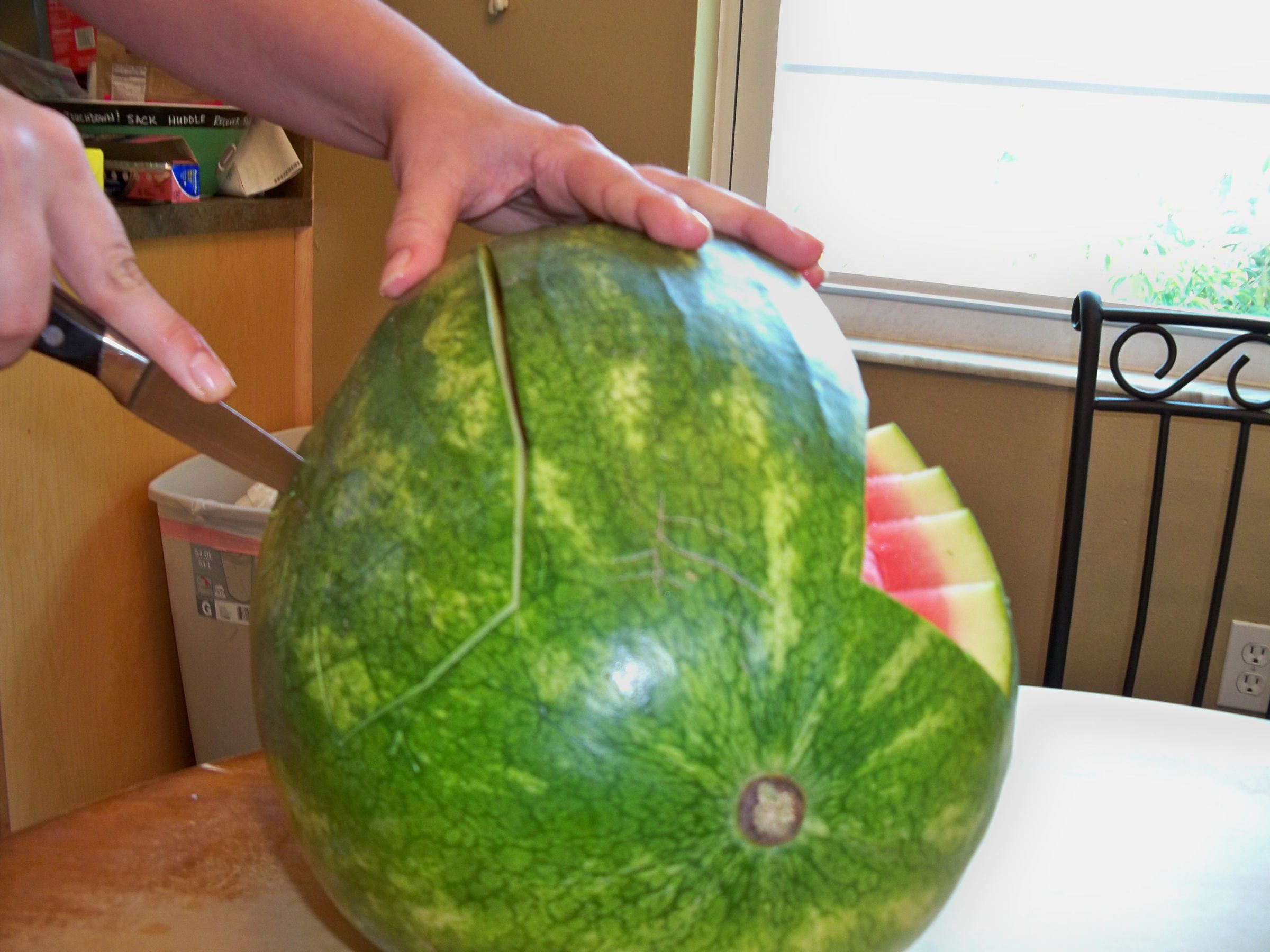 Watermelon Fruit Basket Baby Shower