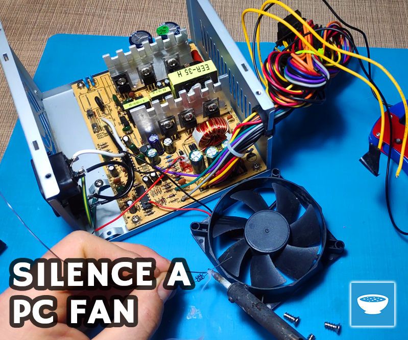Silence a Power Supply Fan : 6 Steps (with Pictures) - Instructables
