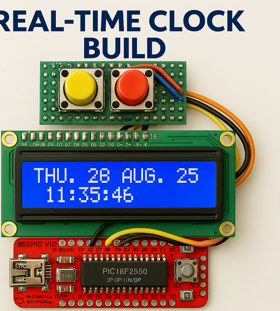Realtime Clock With 18F2550 : 8 Steps (with Pictures) - Instructables
