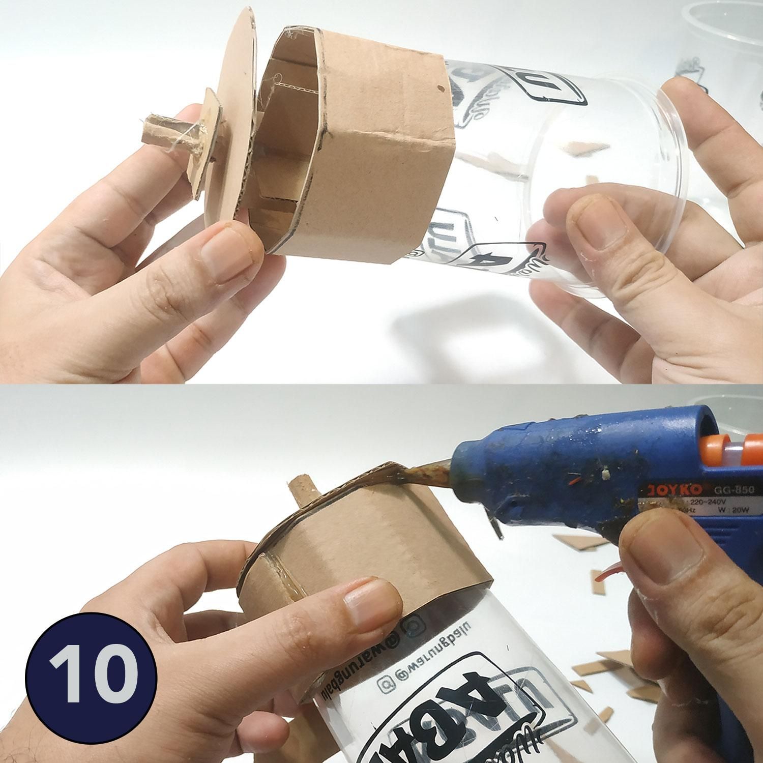 Plastic Cup Into Blender With Cardboard : 6 Steps (with Pictures ...