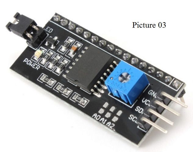 I2C Backlight Control of an LCD Display 1602 / 2004 or HD44780 Etc : 4 ...