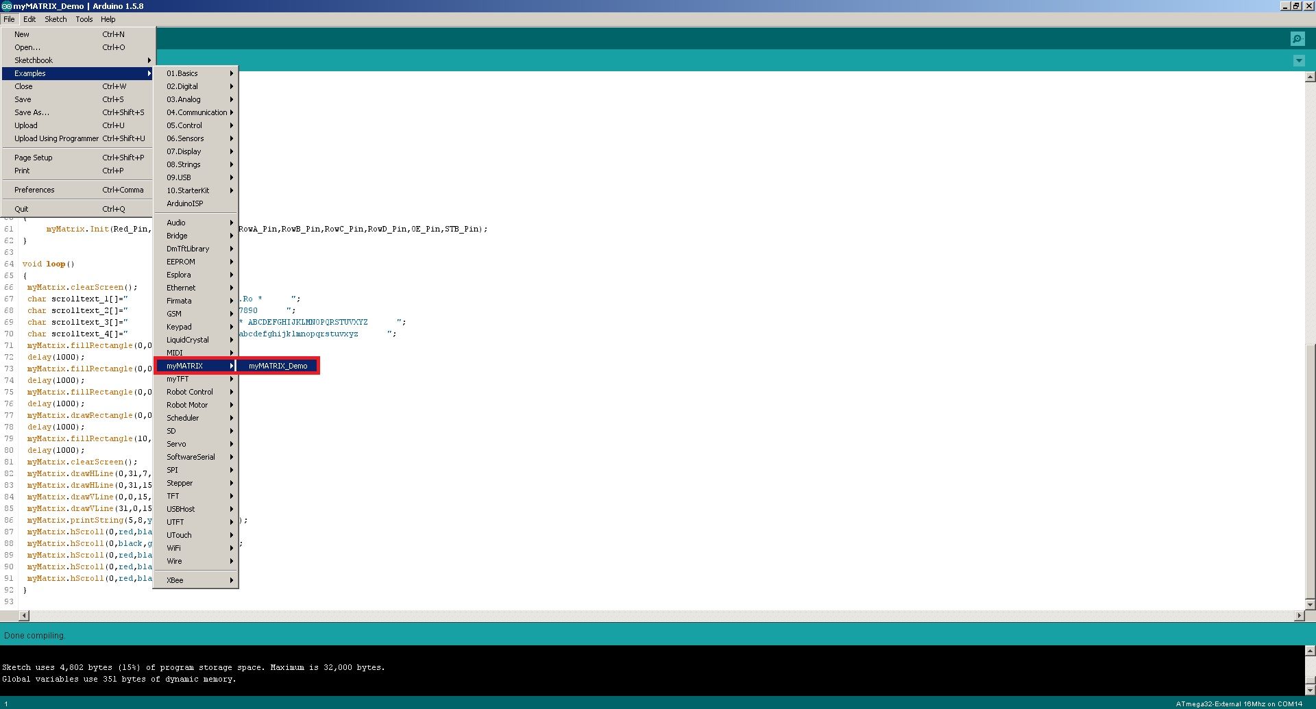 32x16 LED Matrix Panel and Arduino : 9 Steps - Instructables