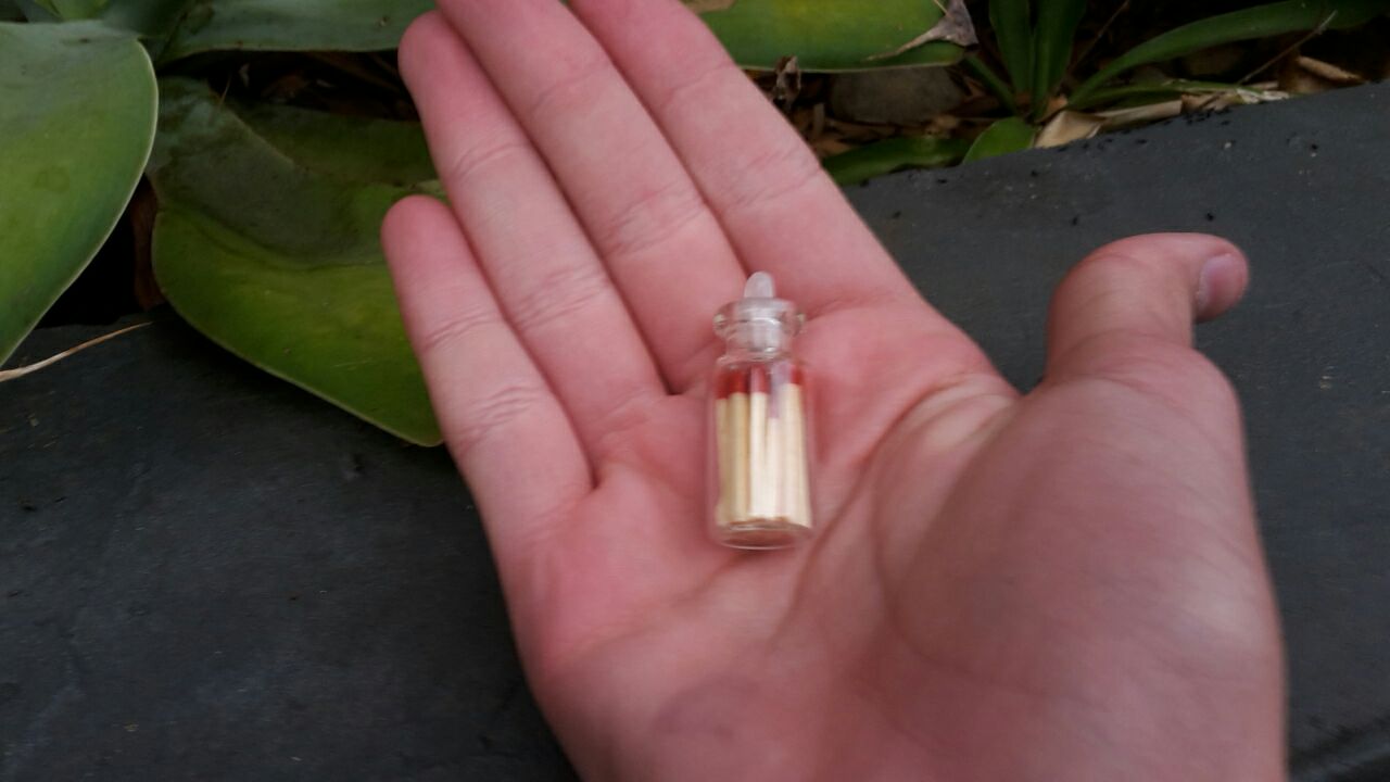 Mini Match Glass Bottle! : 3 Steps (with Pictures) - Instructables