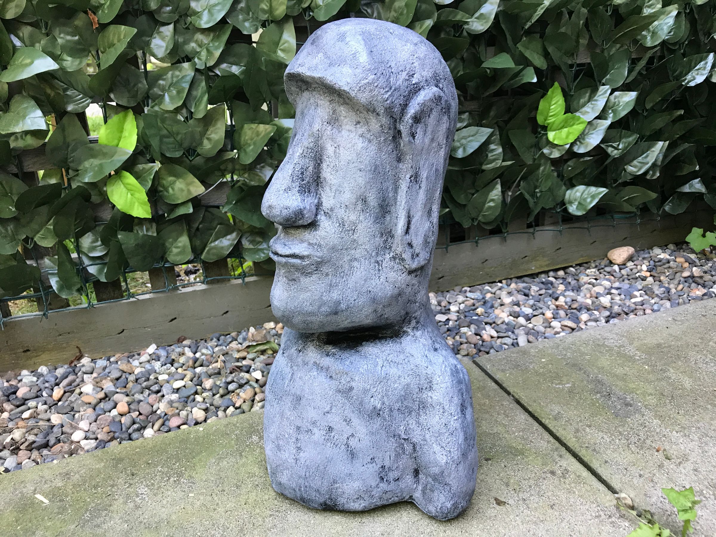 Outdoor Paper Mache Easter Island Head : 13 Steps (with Pictures ...