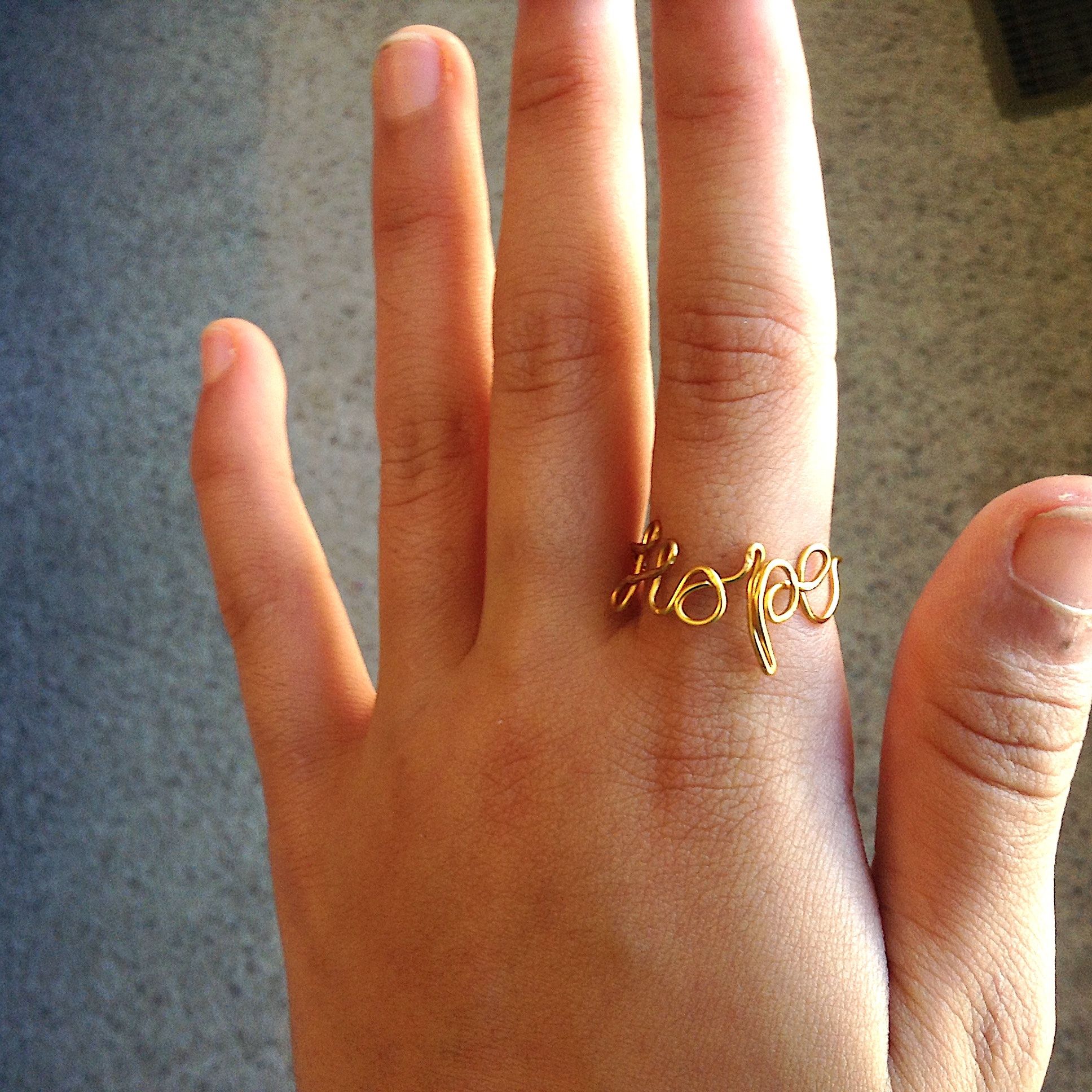 Adjustable Wire Word Ring : 8 Steps (with Pictures) - Instructables