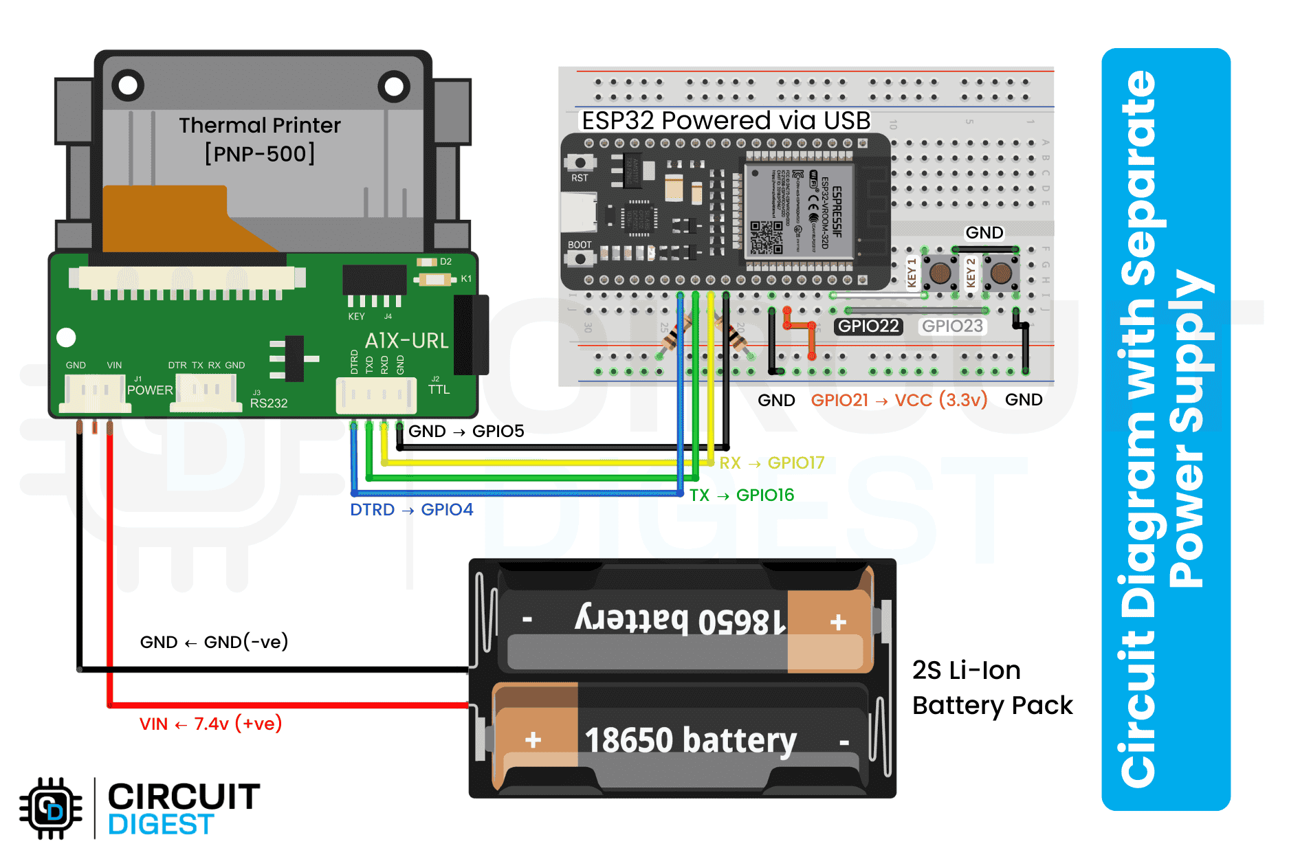 How to Use a Thermal Printer With ESP32 (PNP-500 Tutorial for DIY ...