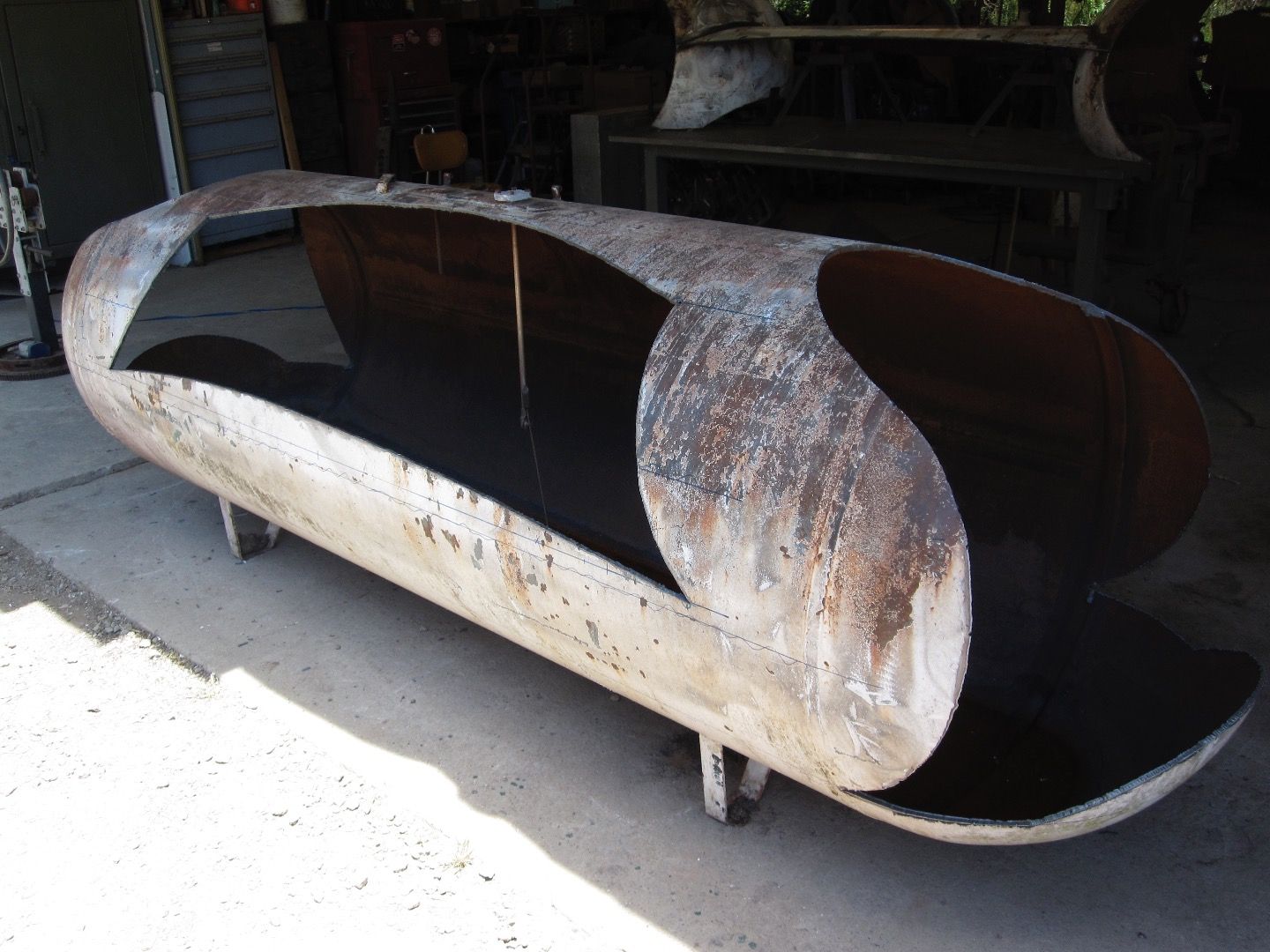 Propane Tank Bench : 13 Steps (with Pictures) - Instructables