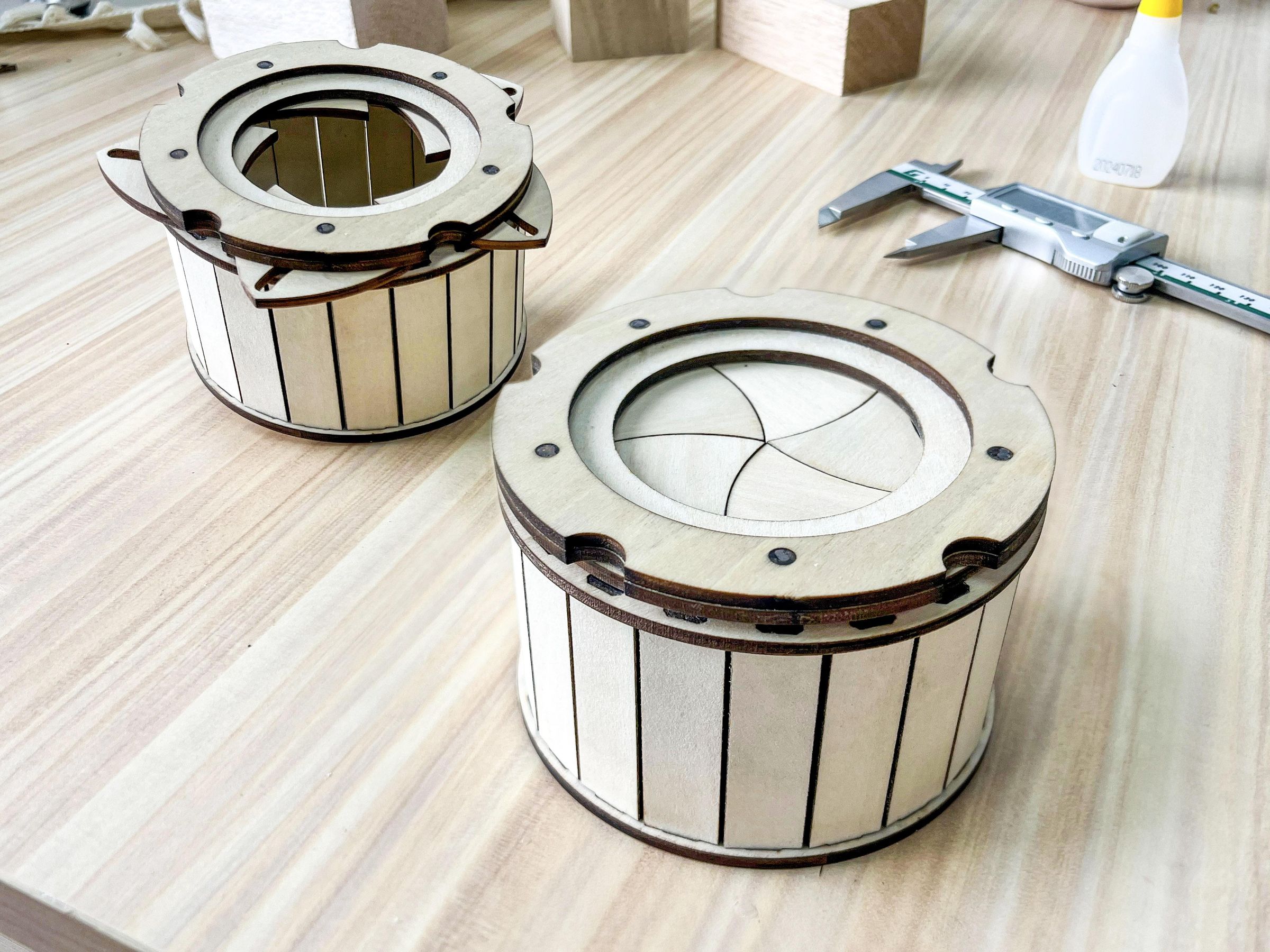 Laser Cut Iris Box - No Screws Needed : 6 Steps (with Pictures ...