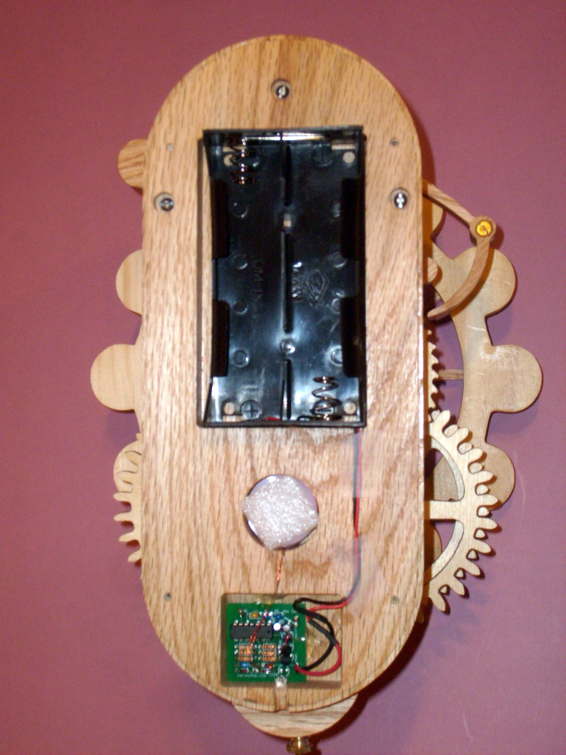 A Wood Gear Clock With a Unique Drive Mechanism : 34 Steps (with ...