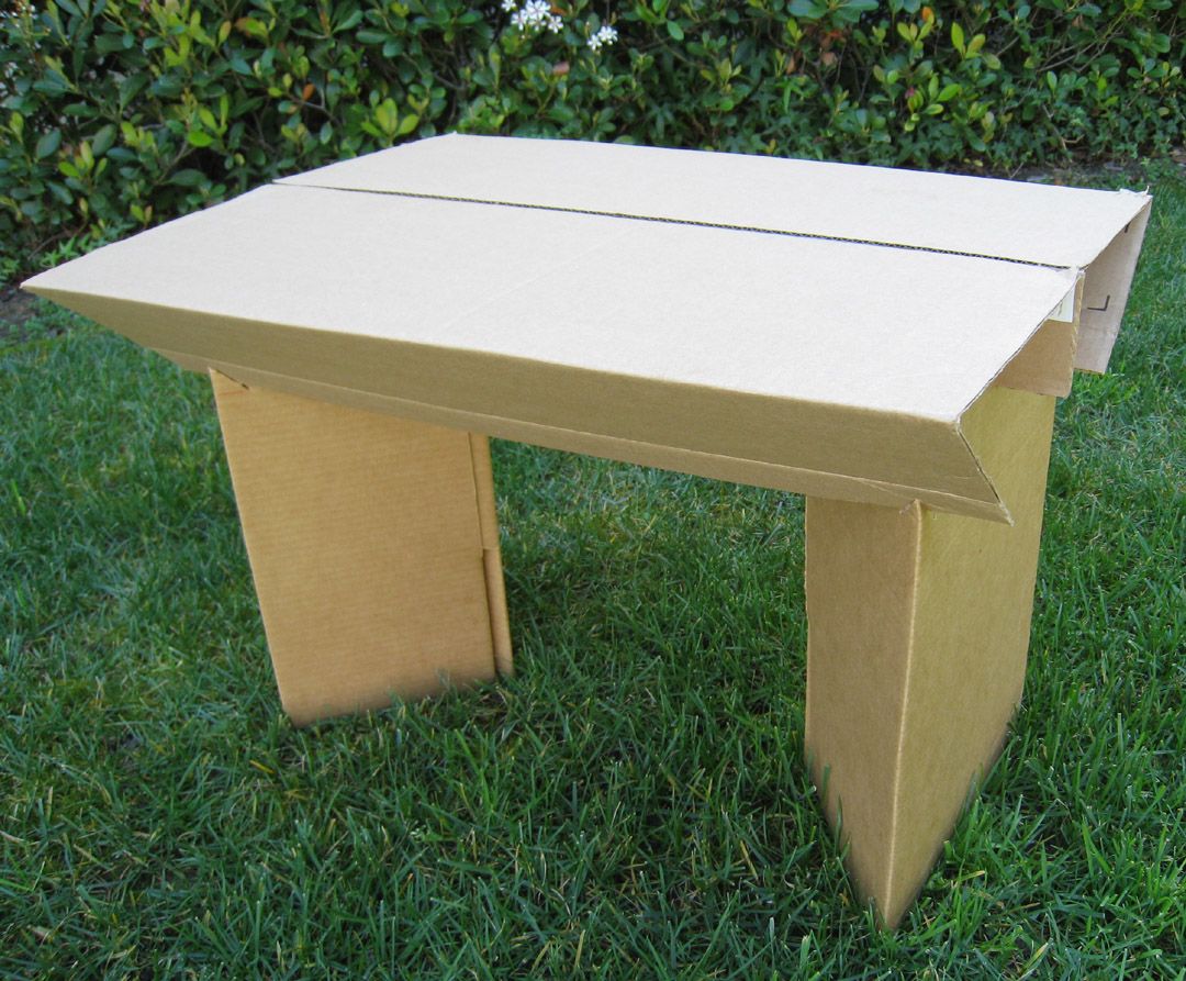 Flat-pack Cardboard Beach Office : 6 Steps (with Pictures) - Instructables