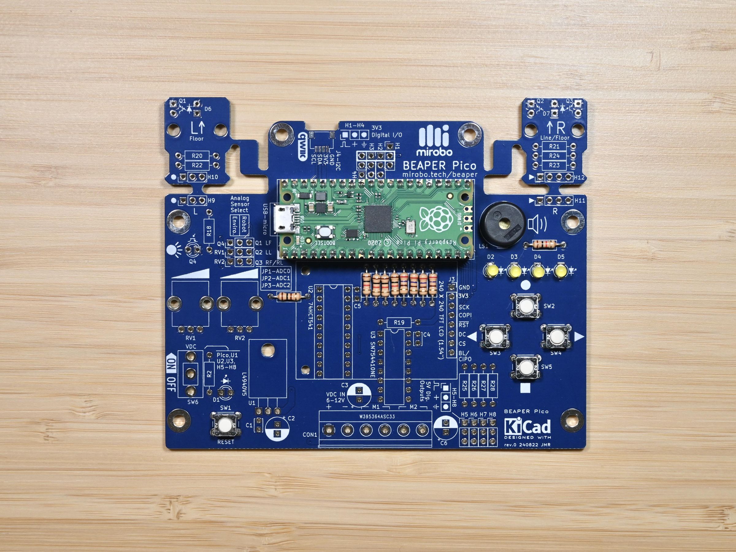 BEAPER Pico: the Beginner Electronics and Programming Educational Robot ...