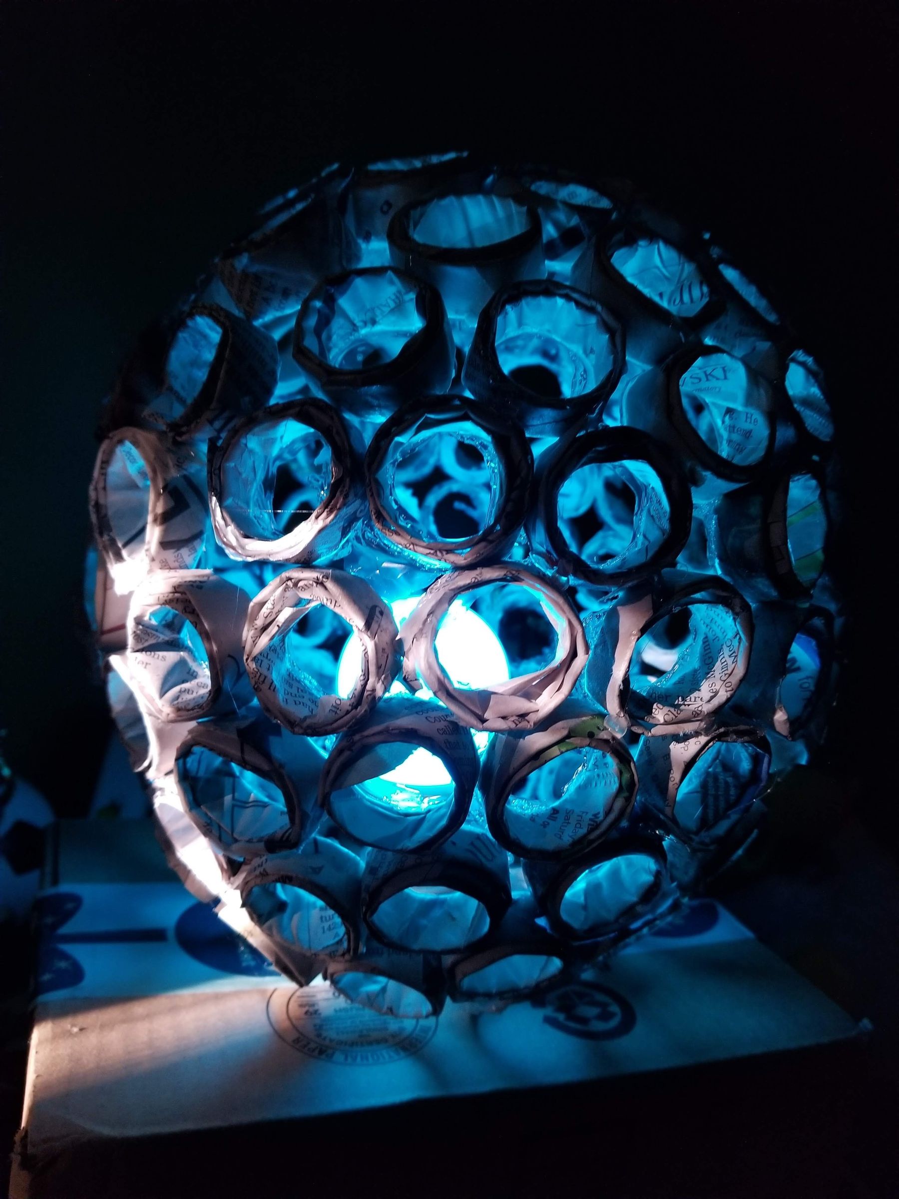 Newspaper Night Light : 8 Steps - Instructables