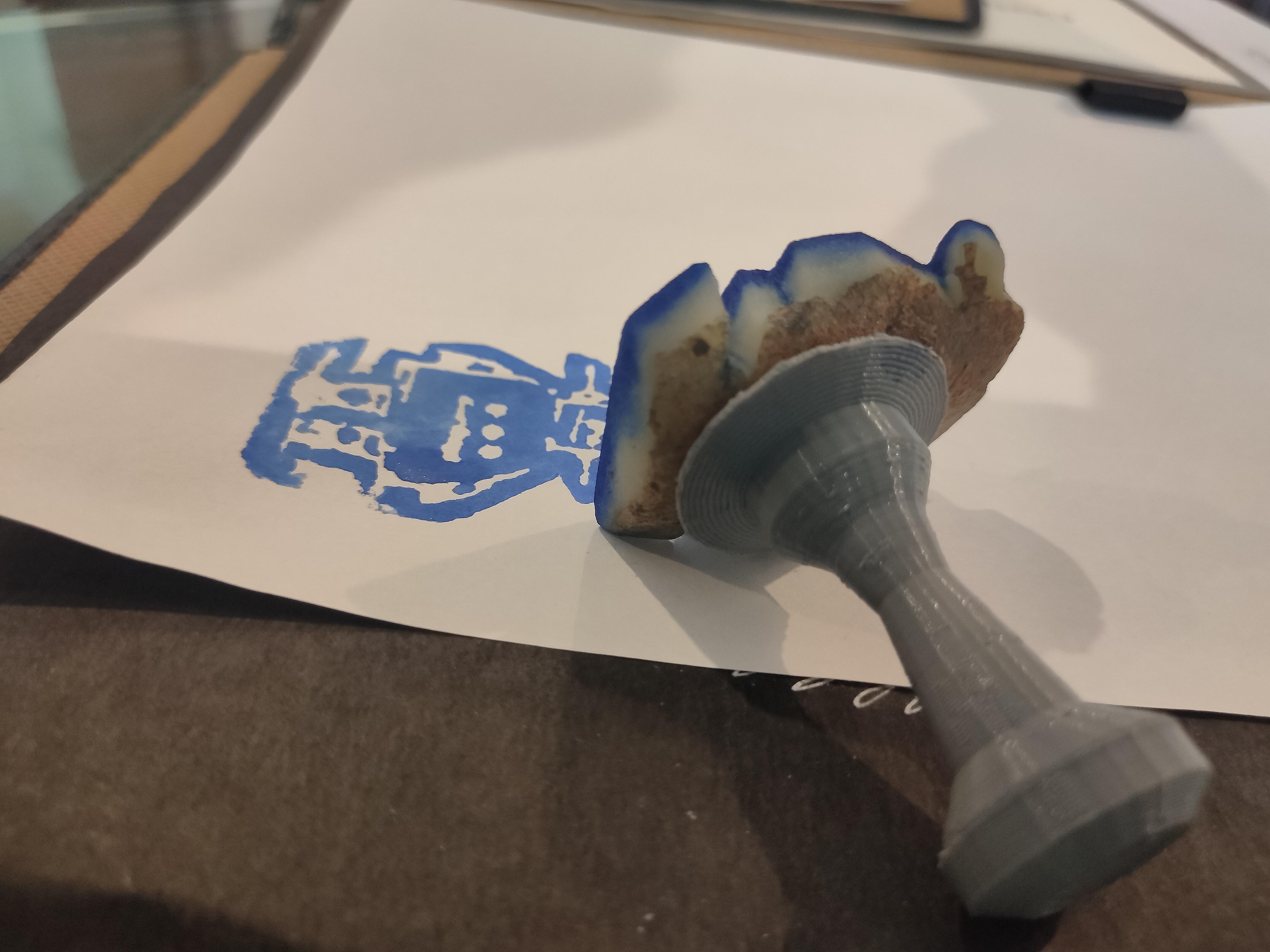 Logo/Photo Stamp: Using TinkerCad, Potato and 3D Printing : 5 Steps ...